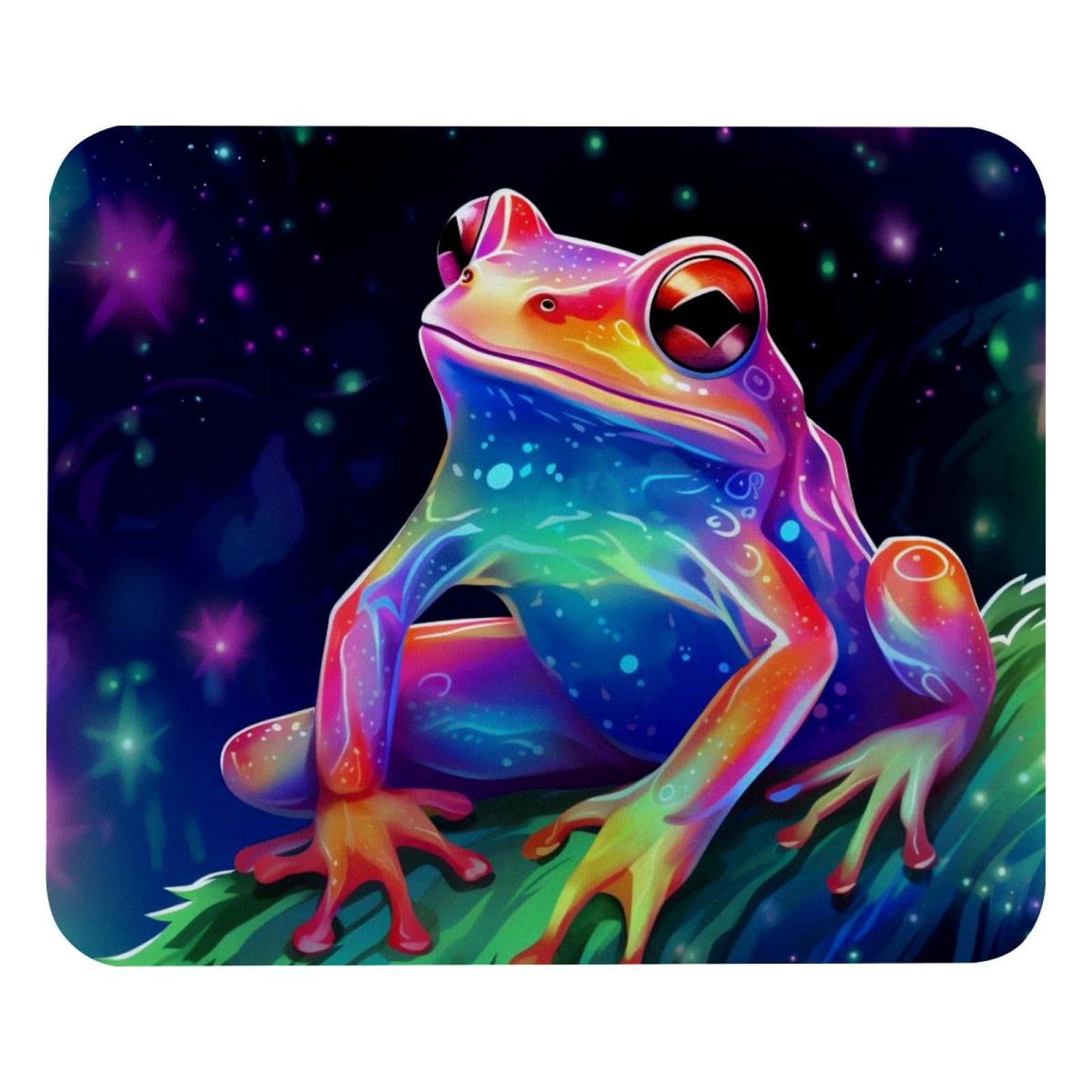 Starry Frog Mouse Pad, Cloth with Rubberized Base - Walmart.com