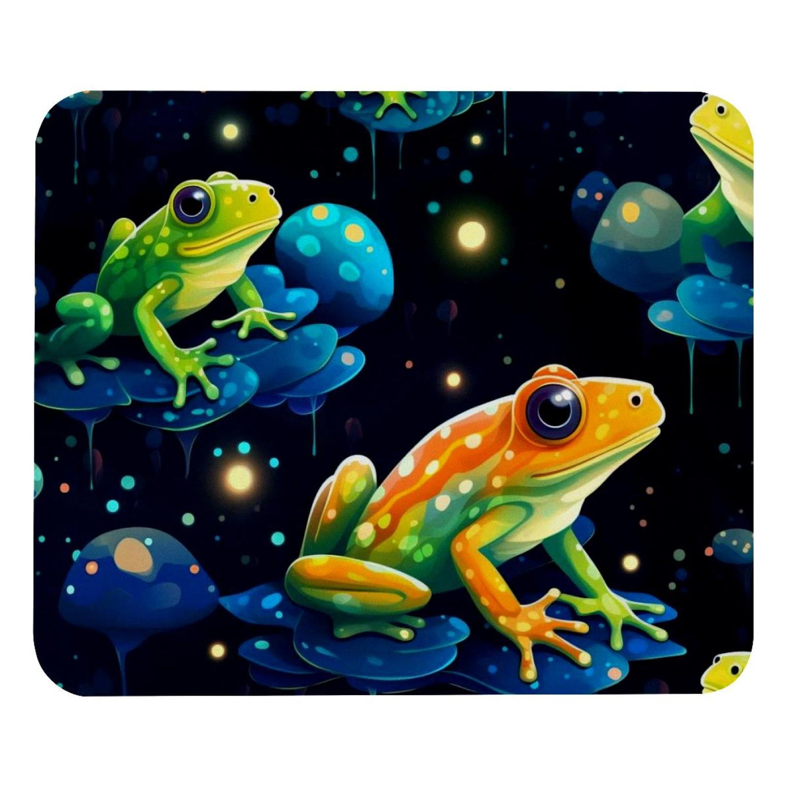 Starry Frog Mouse Pad, Cloth with Rubberized Base - Walmart.com