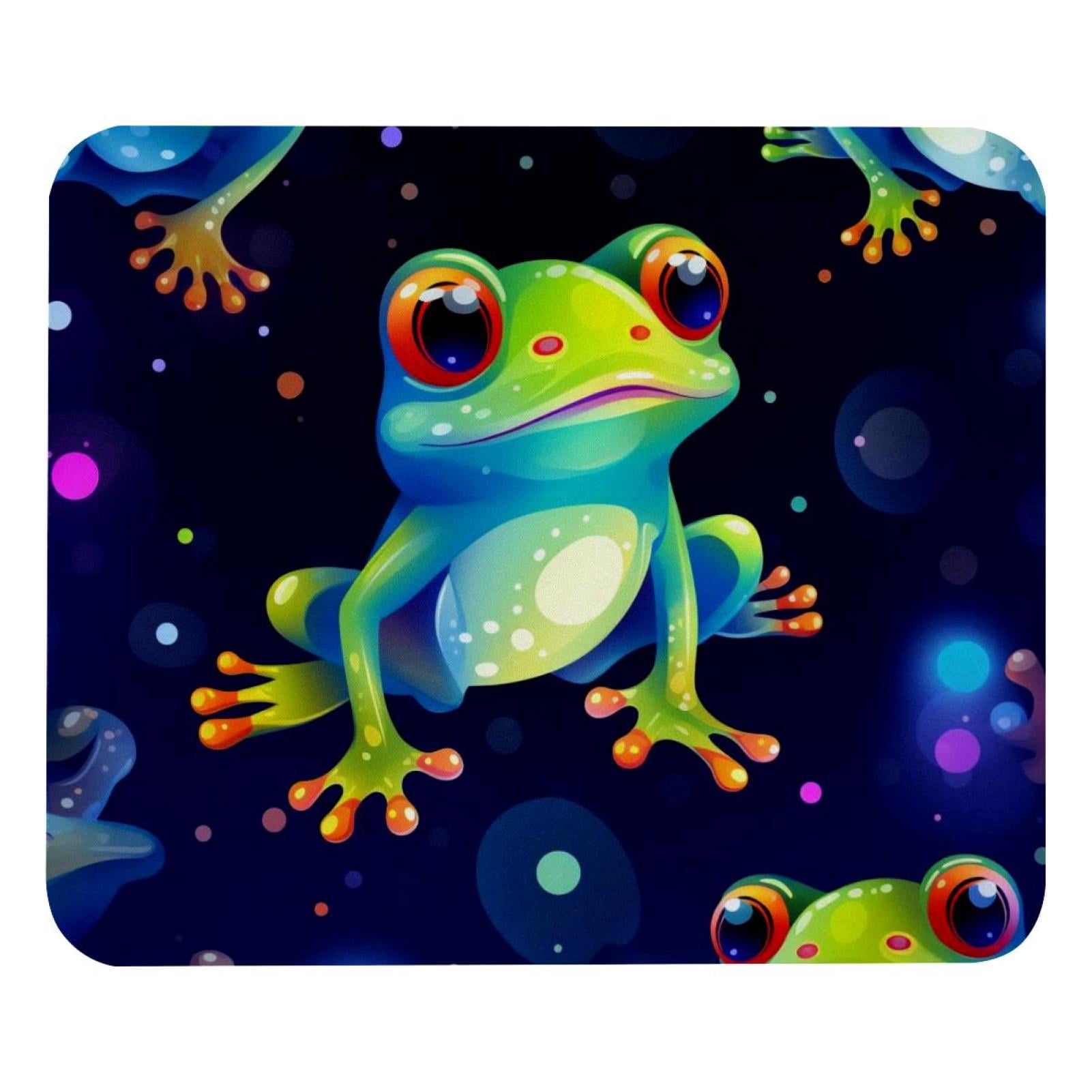 Starry Frog Mouse Pad, Rubber Base Computer Mouse Pads for Wireless ...