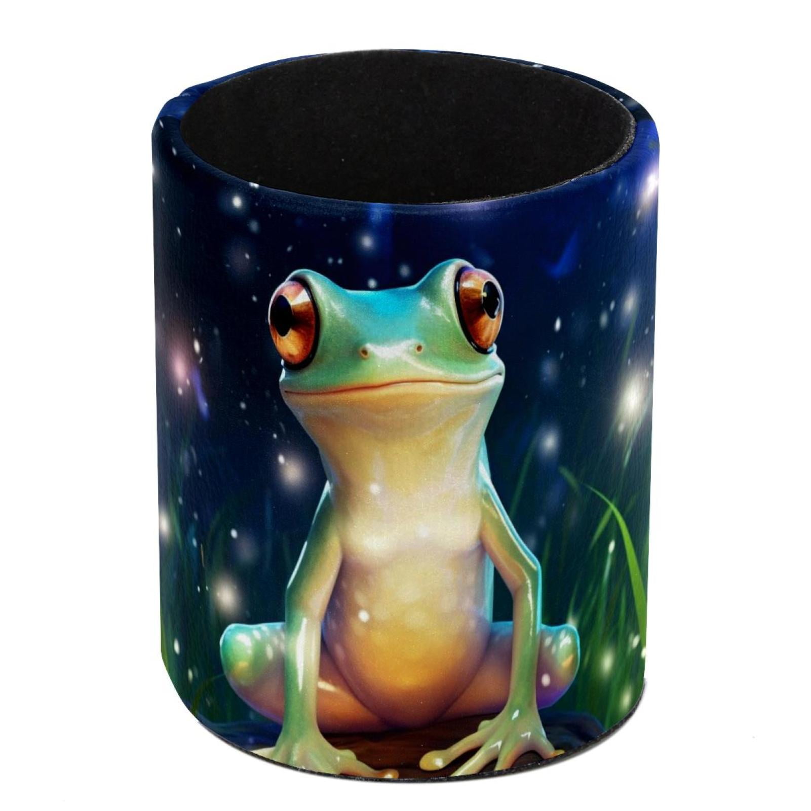 Starry Frog Pen Pencil Holder for Desk,Desk Pen Holder, Makeup Brush ...