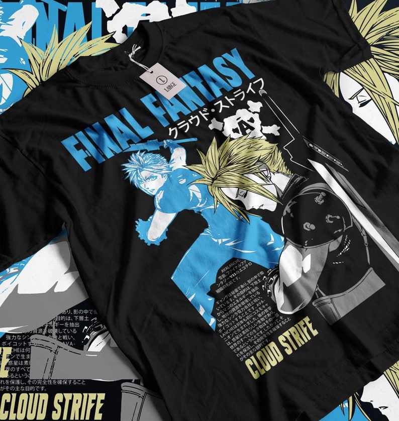 Starry Mako Reactor Unisex Graphic Tee, FF7 Shirt, Final Fantasy Tee ...