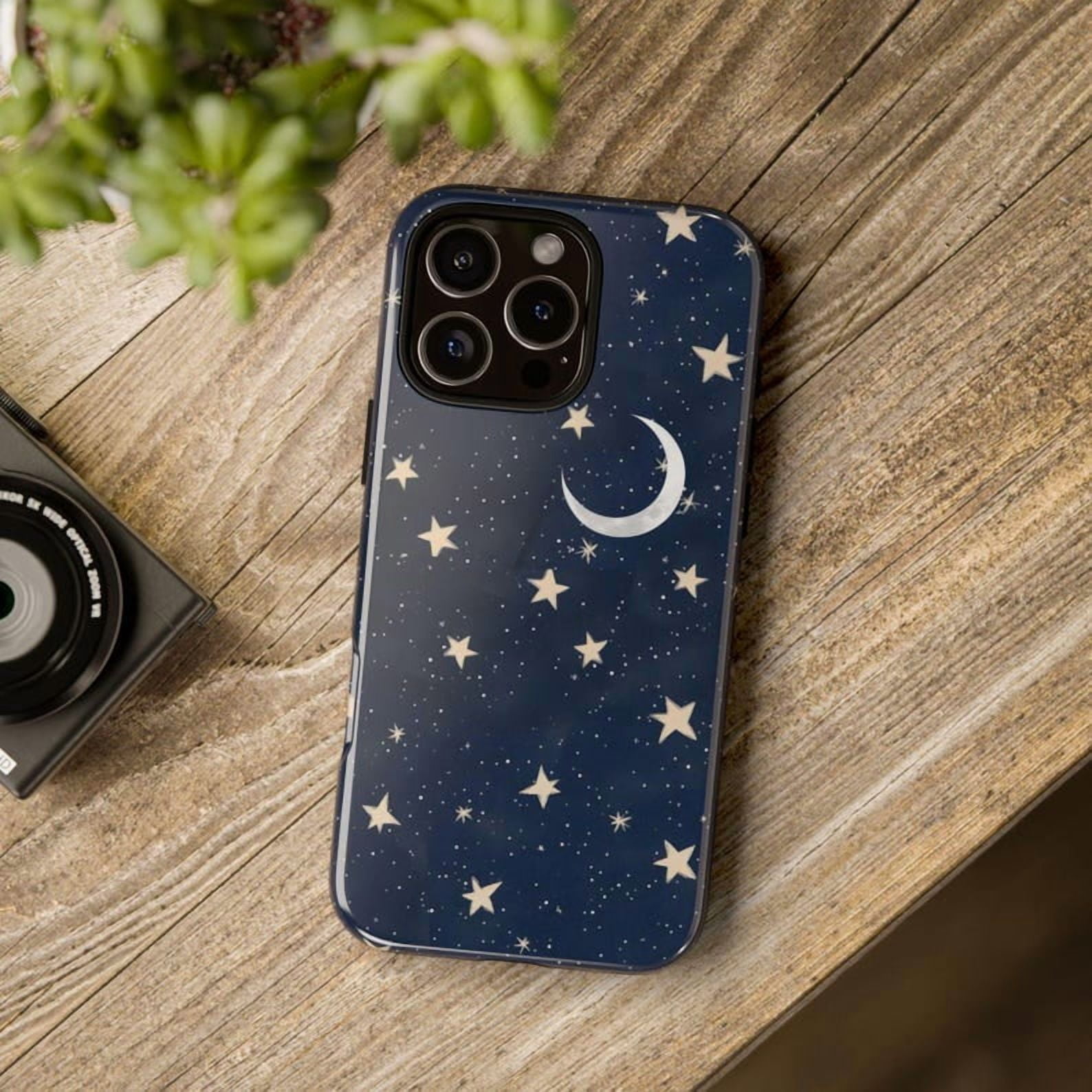 Starry Moon Night Sky Case Compatible with iPhone 11 through 16 Pro Max ...