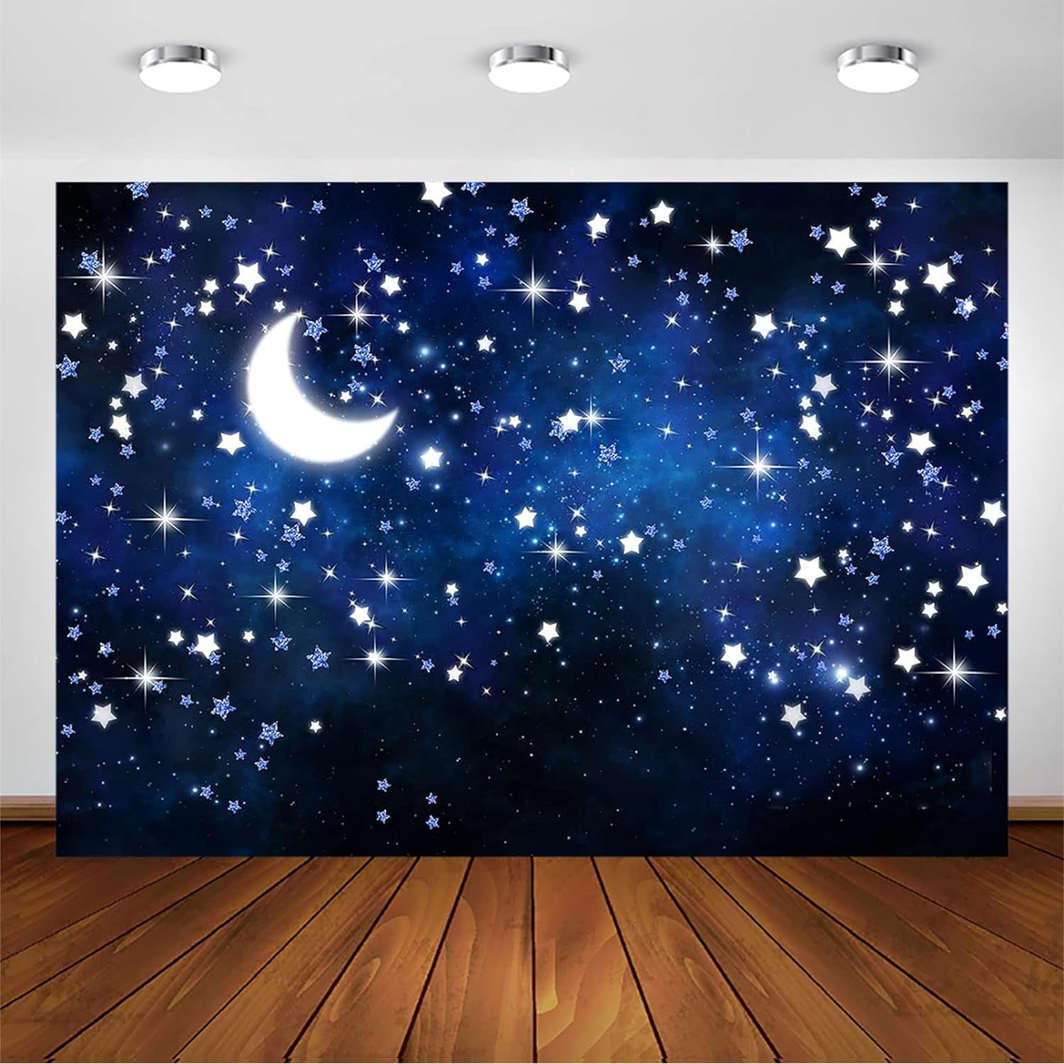 Starry Night Backdrop Galaxy Night Sky Photography Background for ...