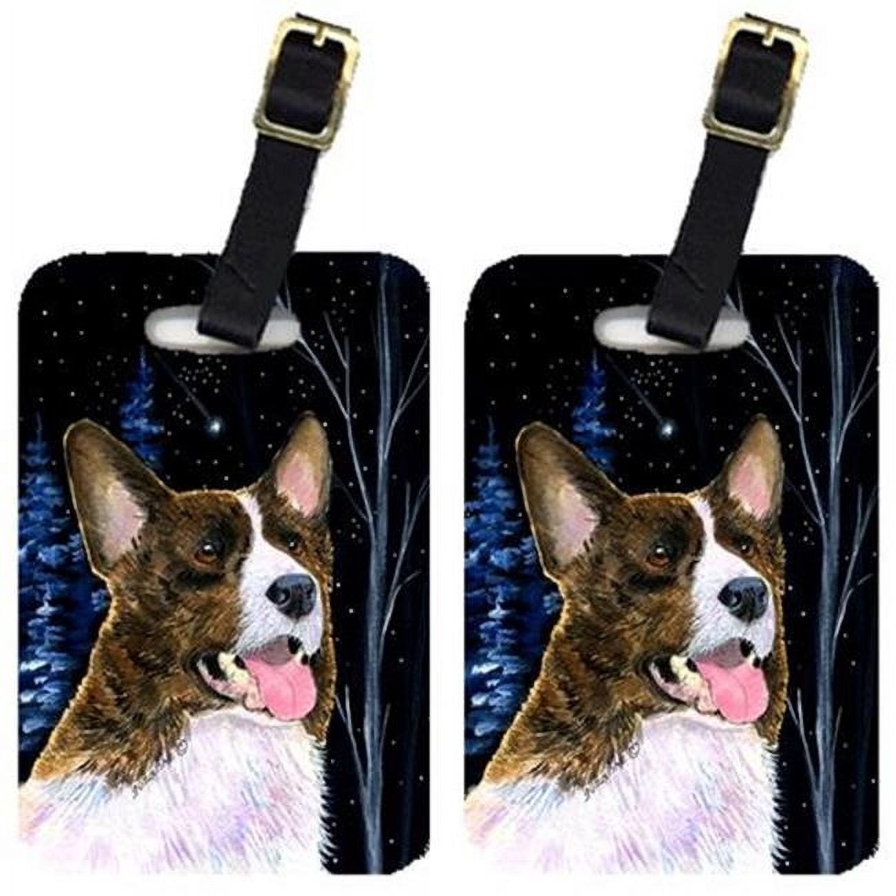 Starry Night Corgi Luggage Tags- Pair of 2 - Walmart.com