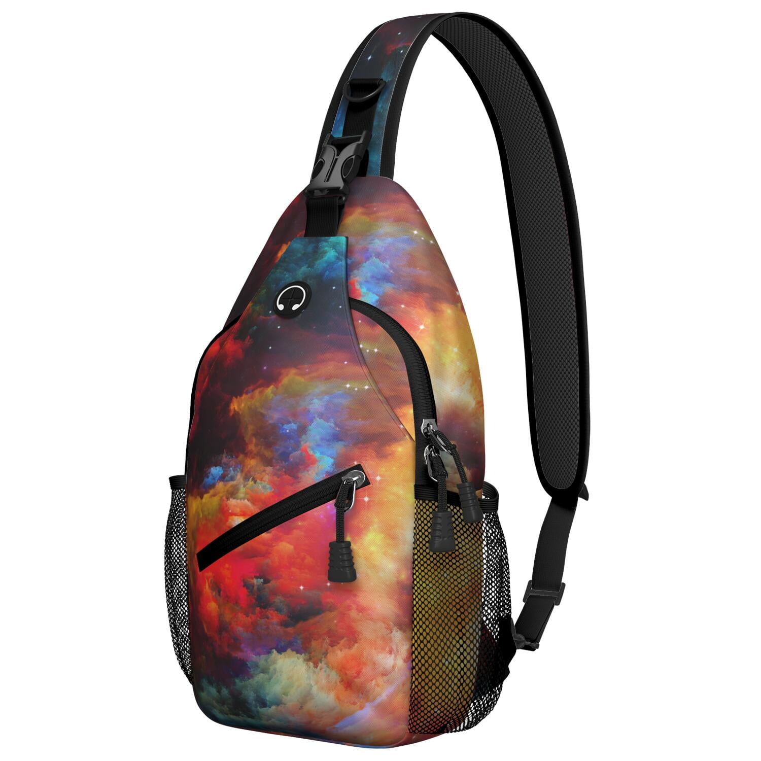 Starry Night Crossbody Bag - Anti-Theft Chest Backpack for Travelers ...