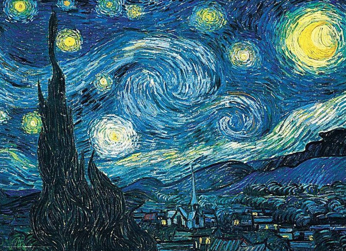 Starry Night Diamond Painting Kits DIY, Van Gogh's Famous Paintings ...