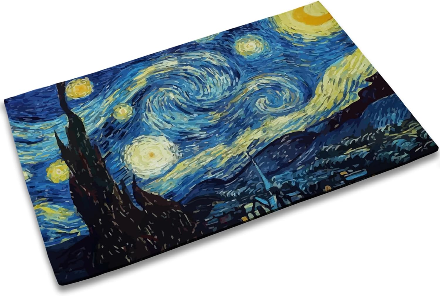 Starry Night Door Mat 16"x24", Van Gogh Welcome Mats Home Decor ...