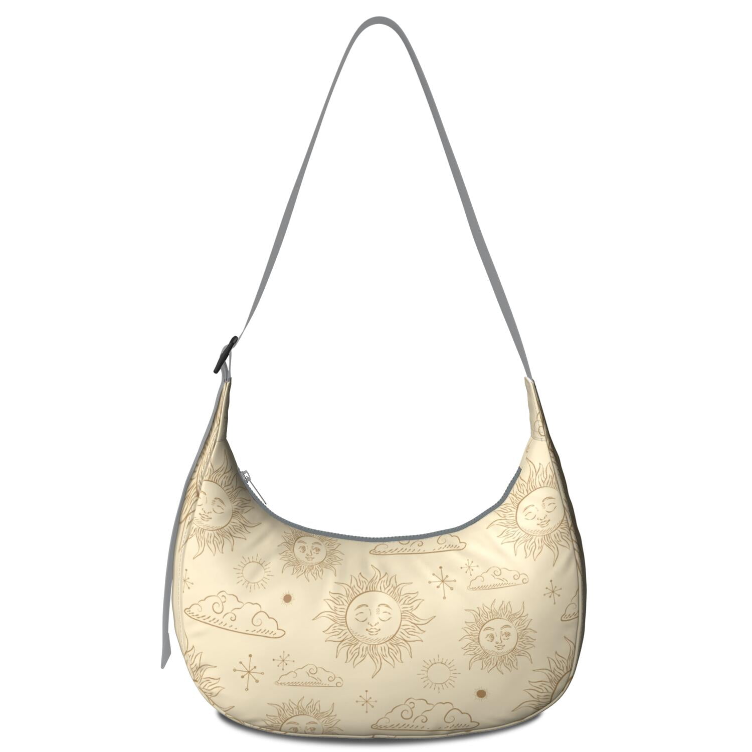 Starry Night Gothic Celestial Crossbody Bag, Astrology Sun and Moon ...