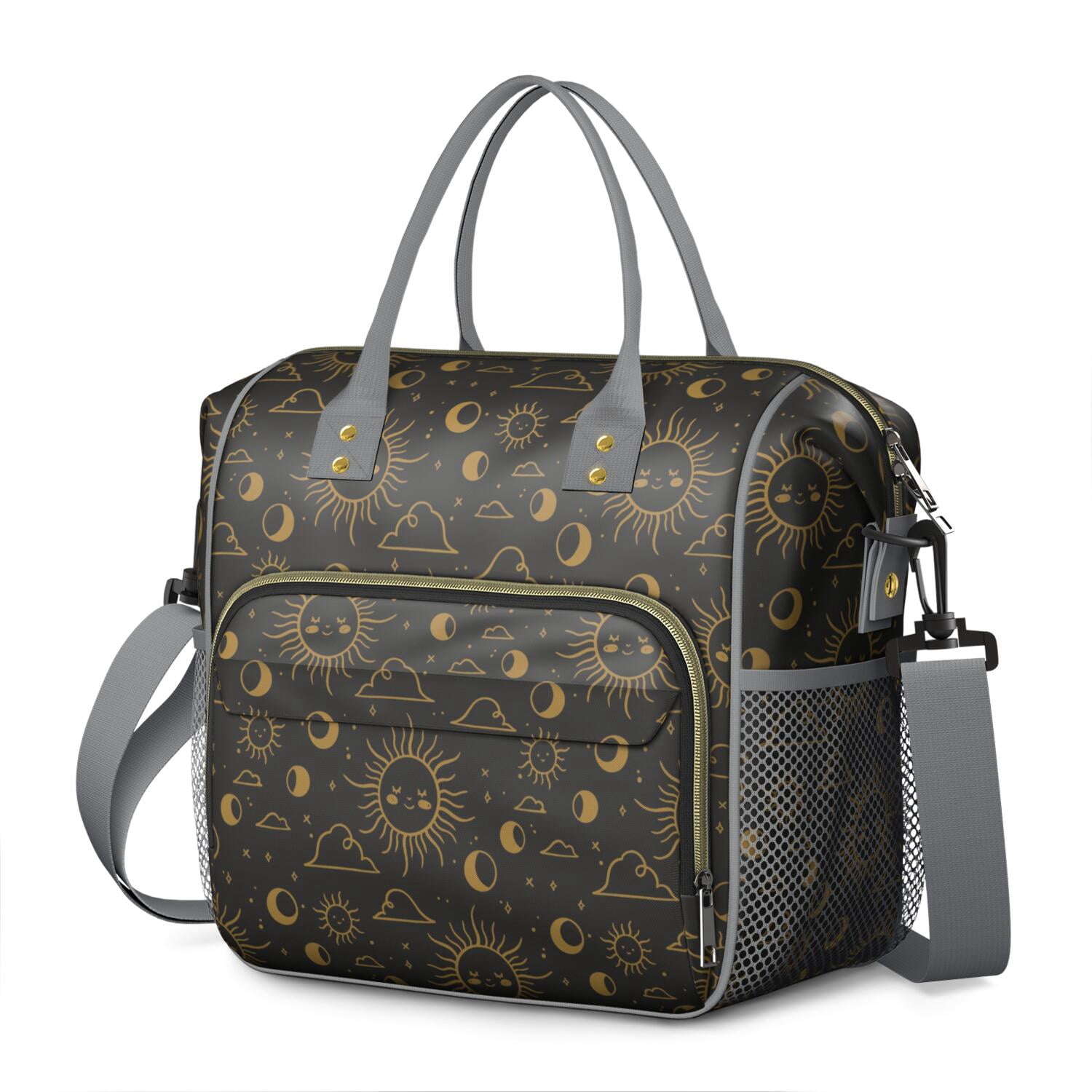 Starry Night Gothic Lunch Bag – Leakproof Insulated Cooler Tote with ...