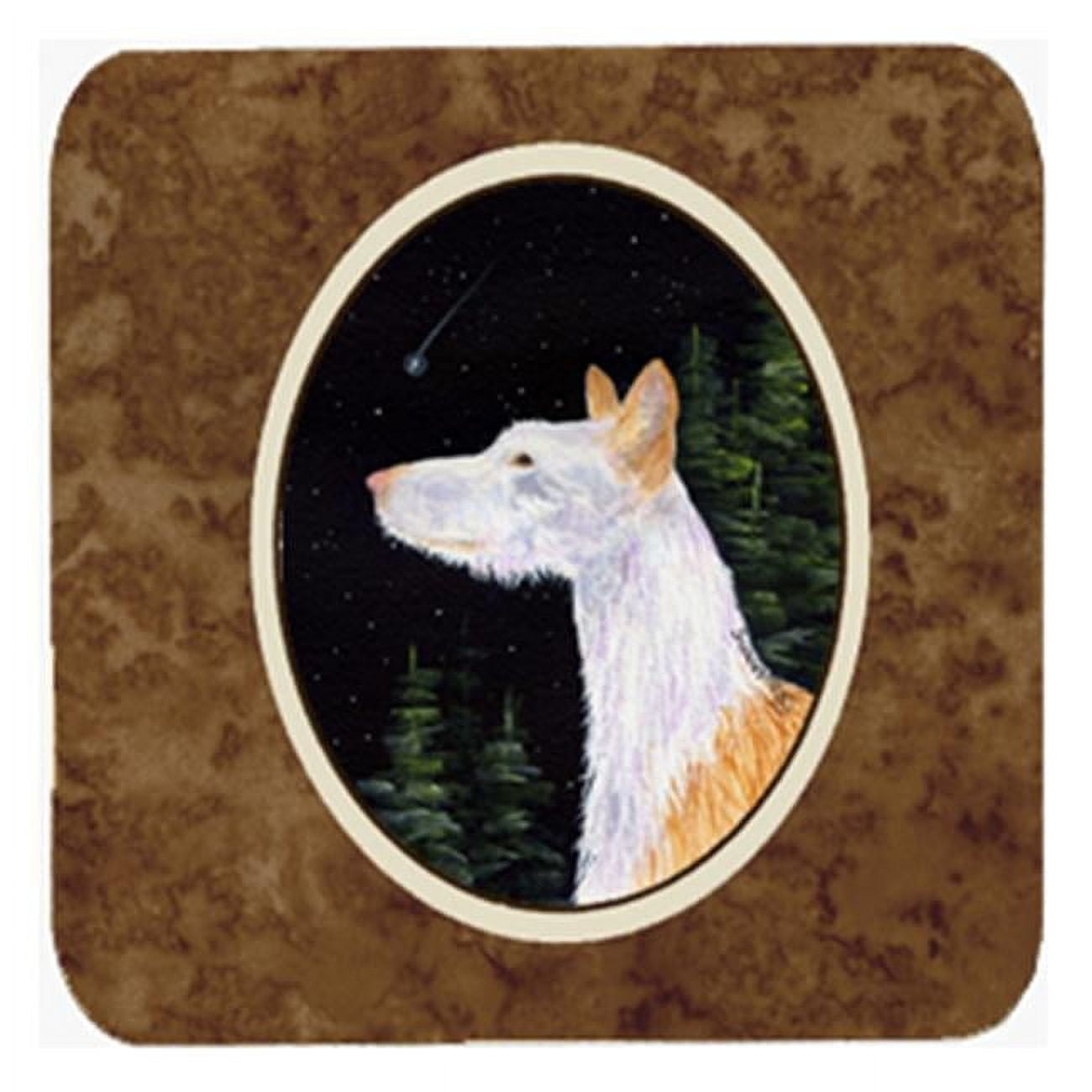 Starry Night Ibizan Hound Foam Coasters- Set Of 4 - Walmart.com