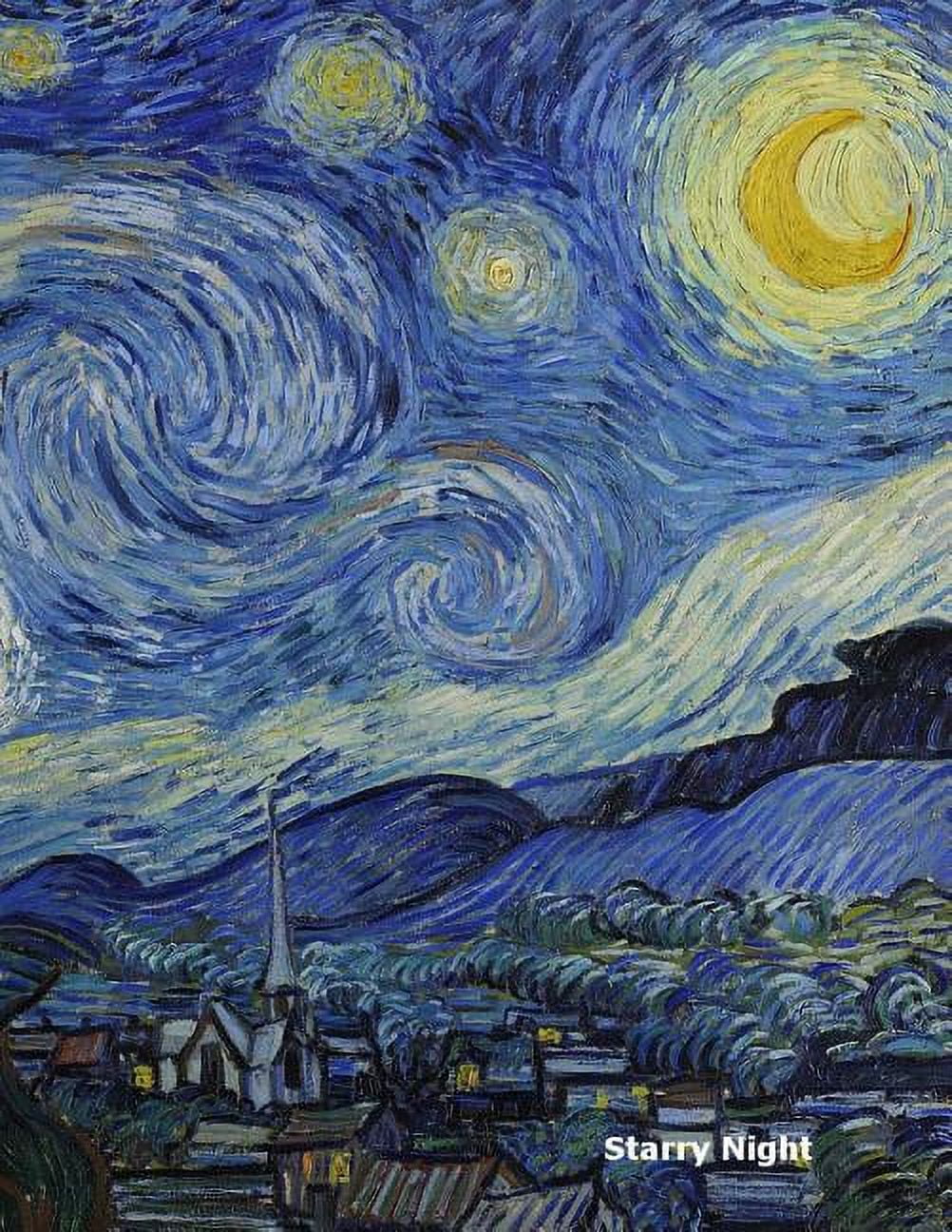 Starry Night Journal / Notebook. Graph Paper / Grid Paper. 120 Pages, 1 ...