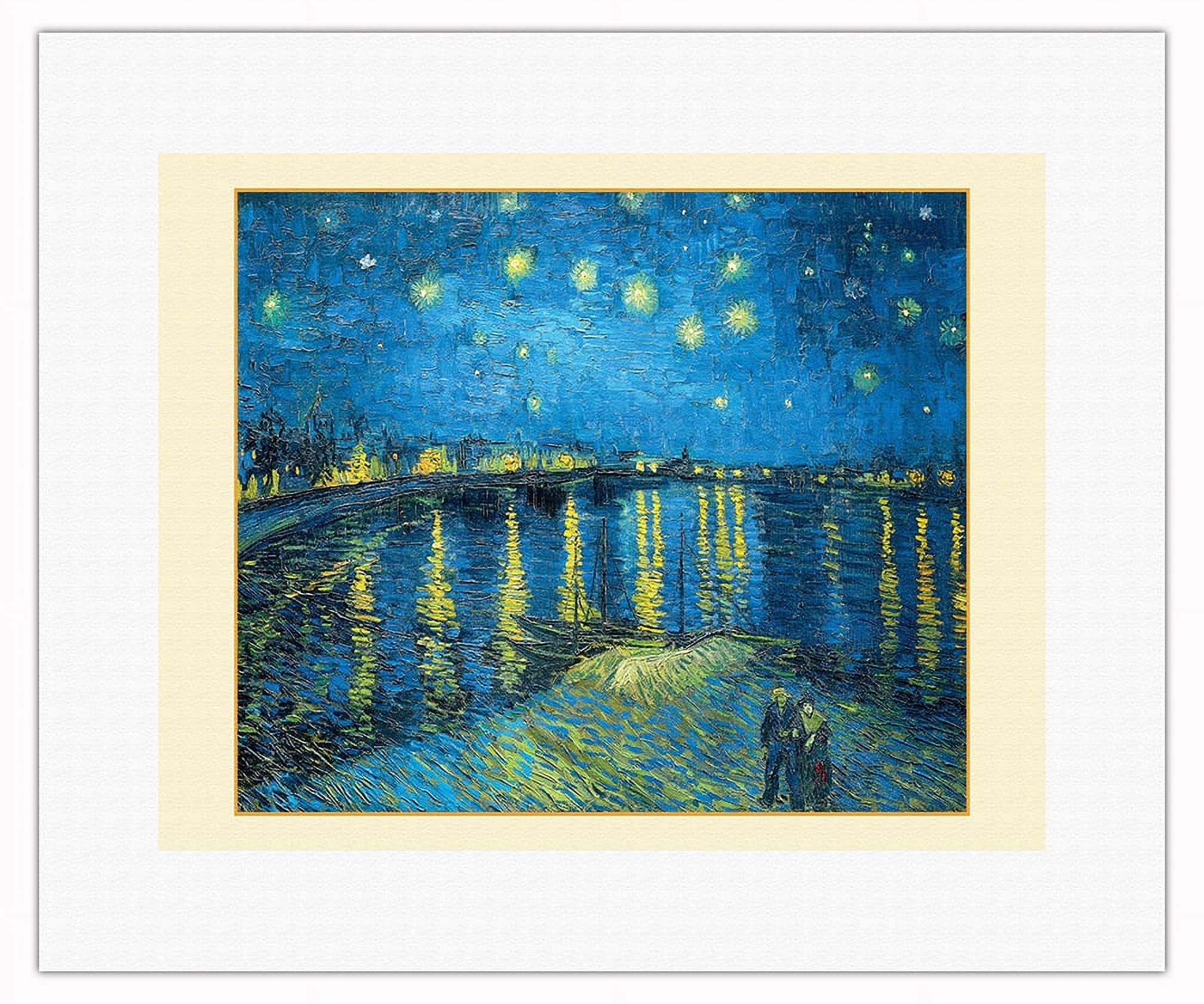 Starry Night Over the Rhone - From an Original Color Painting by ...
