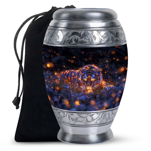 Starry Night Prowl Cremation Urns For Human Ashes, 10inch Large Urns ...