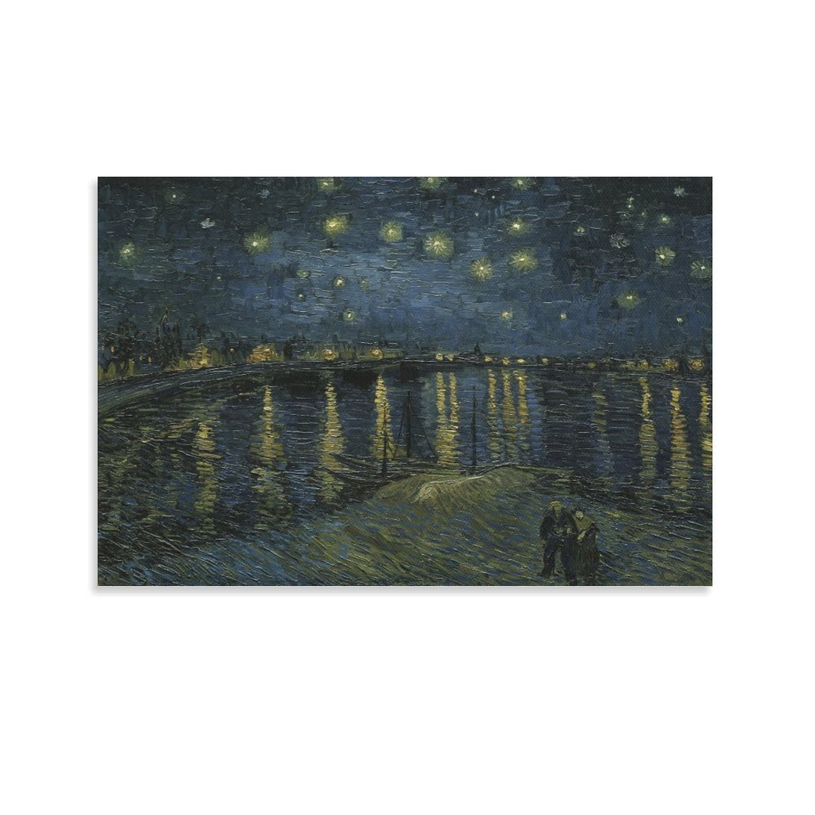Starry Night Over The Rhone by Vincent Van Gogh Posters Painting On ...