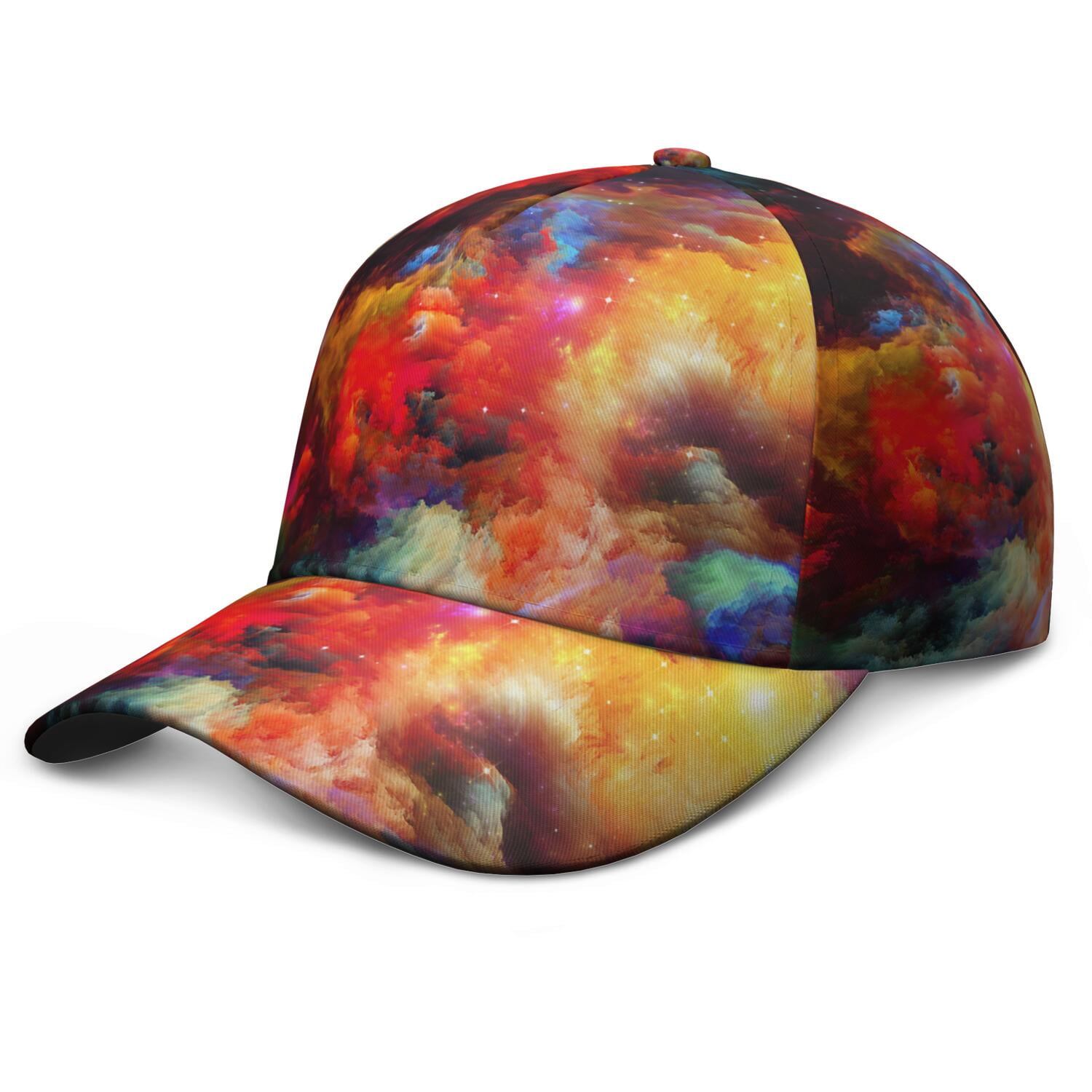 Starry Night Sky Alien Spacecraft Baseball Cap – Durable Snapback Hat ...