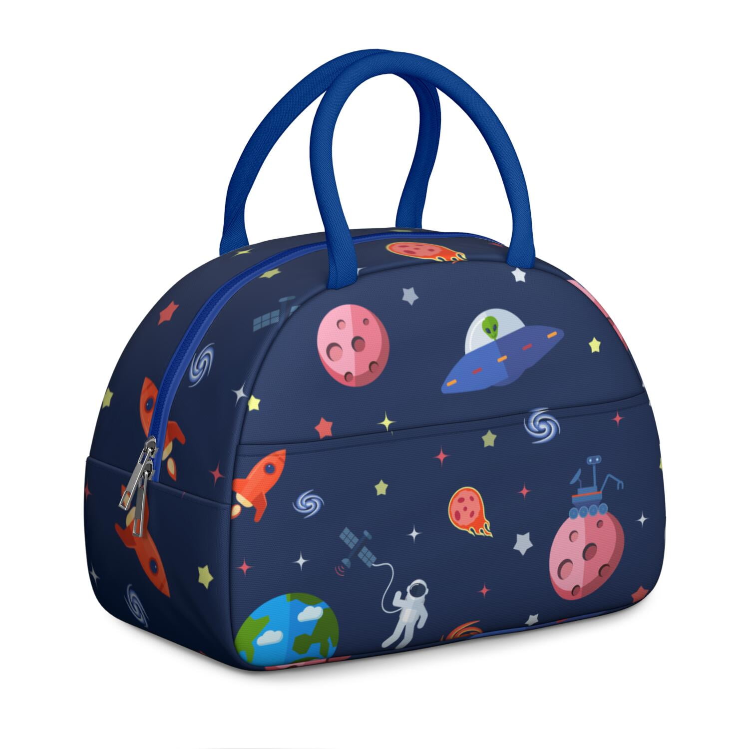Starry Night Sky Backpack, Spacecraft and Planet Design for Sci-Fi and ...