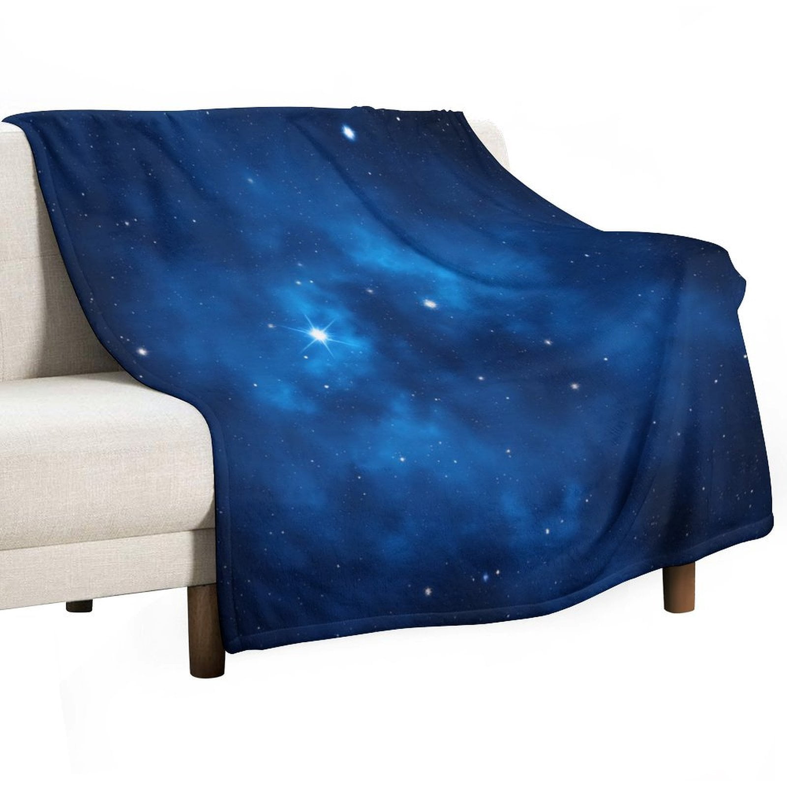 Starry Night Sky Nebula Blankets Bedroom Living Room Sofa Throw ...