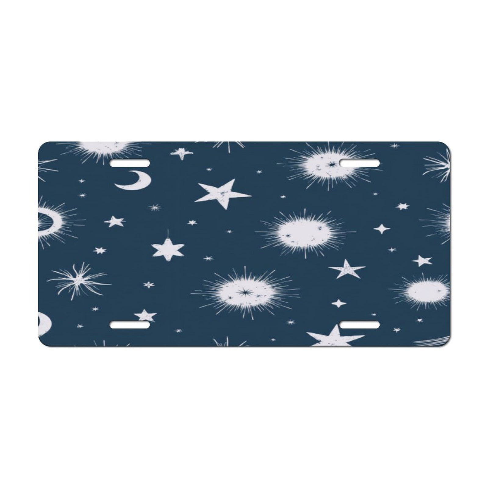 Starry Night Sky Pattern(1) Car Decorative Front License Plate,Vanity ...