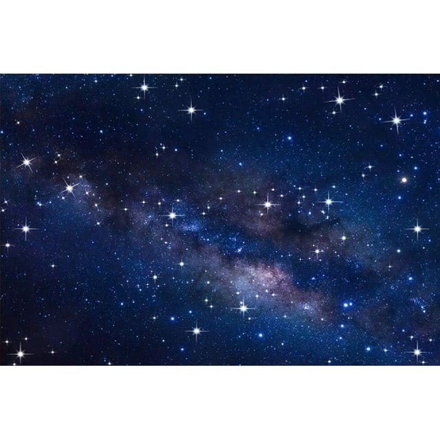 Starry Night Sky Photography Backdrop Outer Space Galaxy Background ...