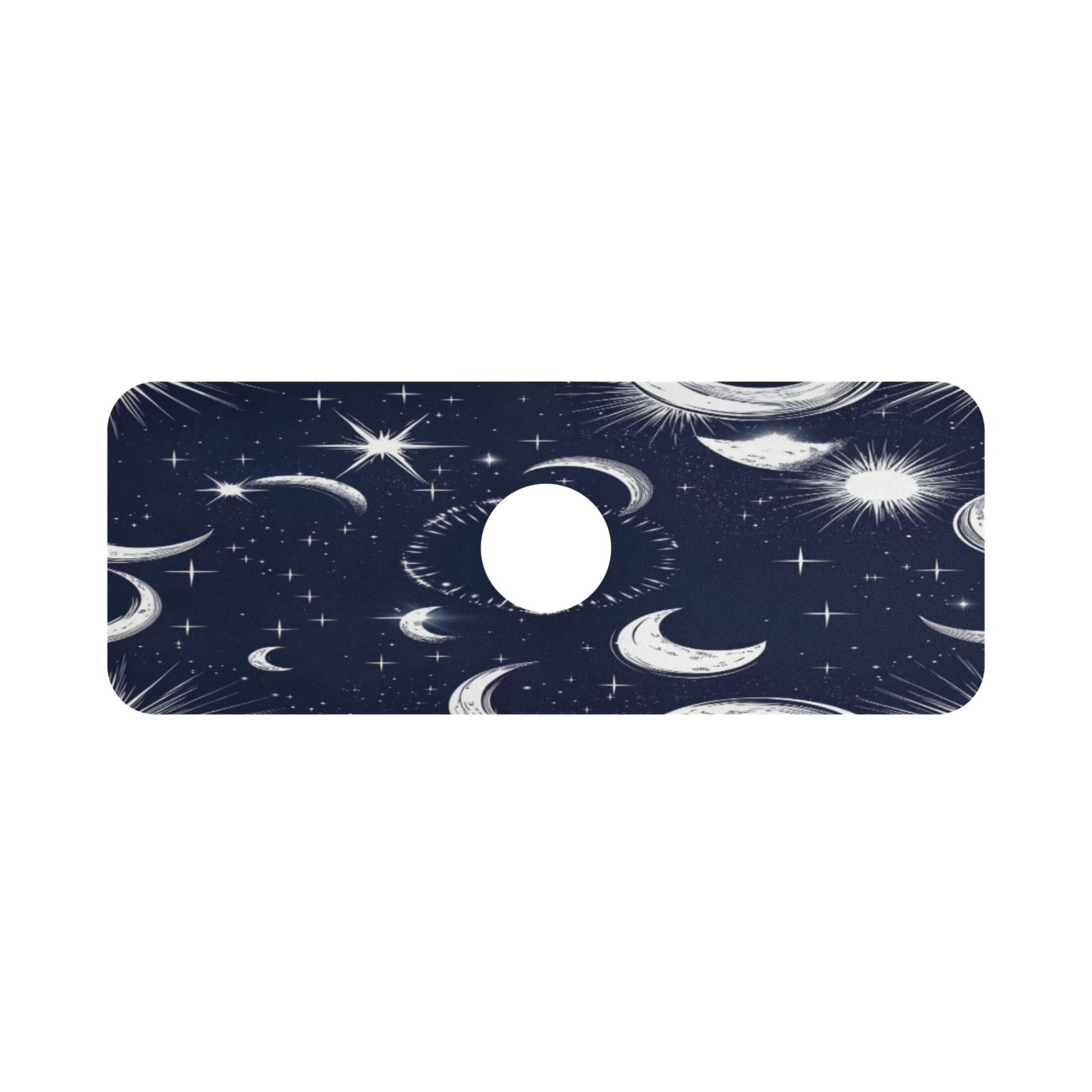 Starry Night Sky Single Compact Faucet Drying Pad 14.7x5.4in Absorbent ...