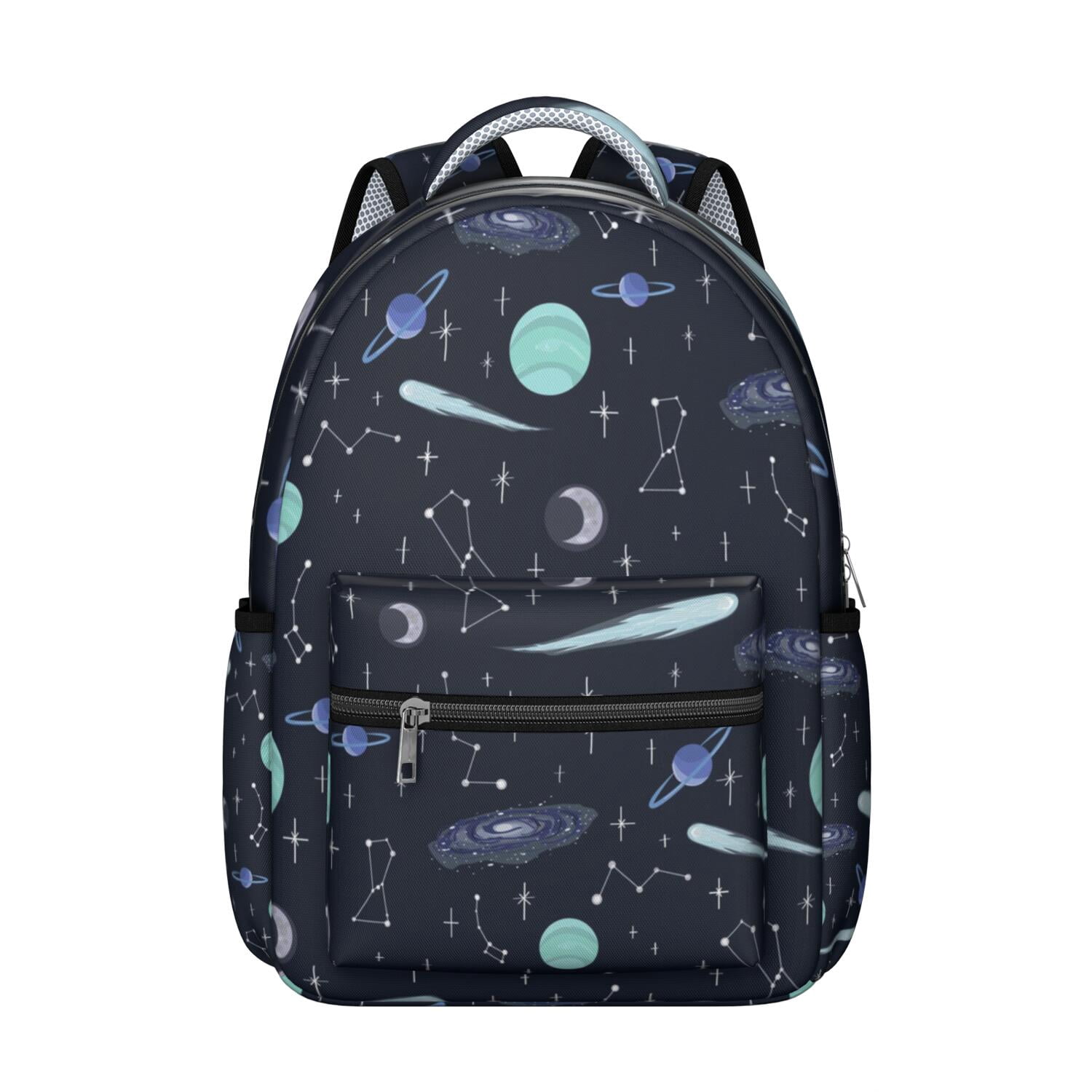 Starry Night Sky Themed School Backpack - Ergonomic & Spacious for ...