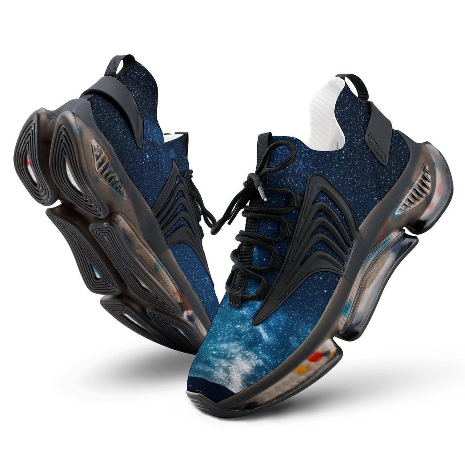 Starry Night Sky Walking Shoes for Men Woman Lightweight Tennis Fashion ...