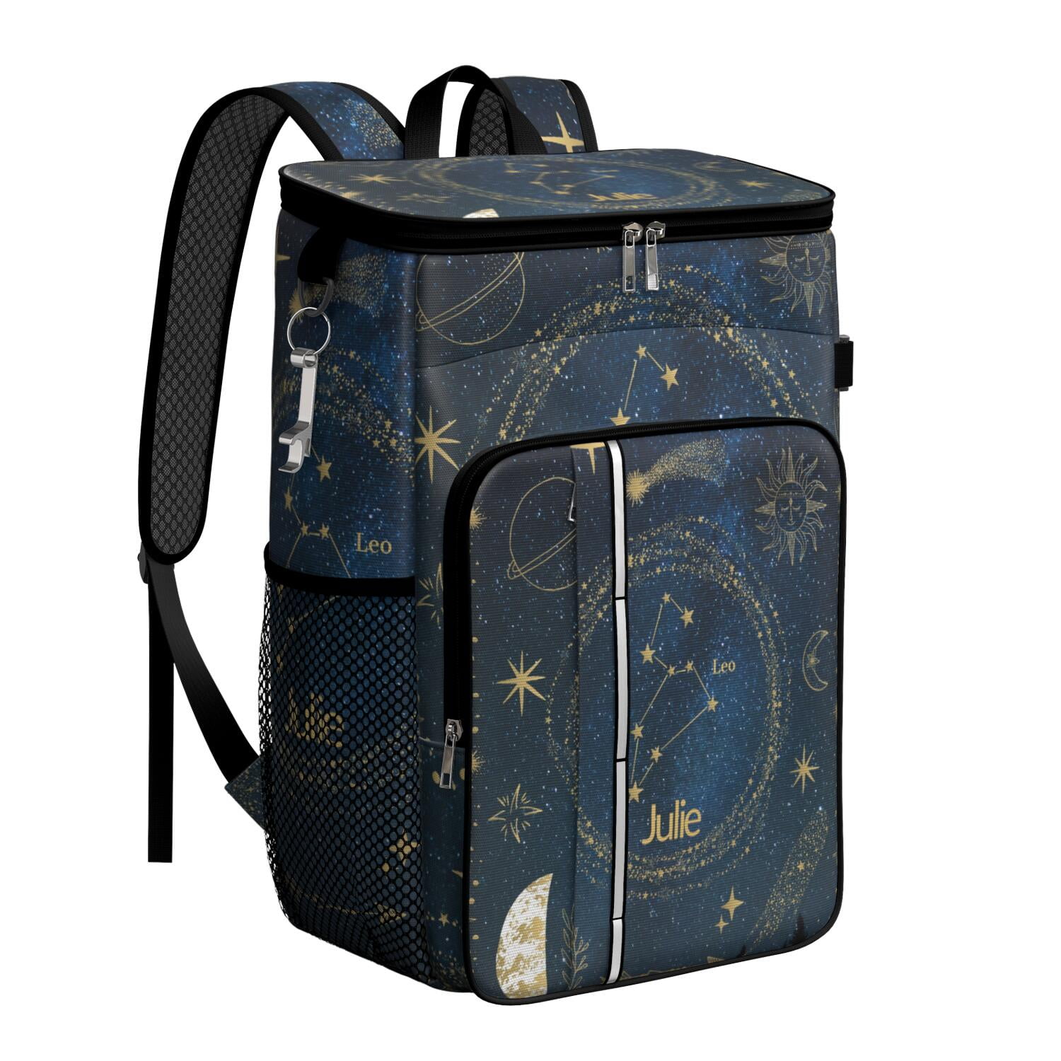 Starry Night Space Cooler Backpack, Insulated Leakproof Lunch Bag with ...