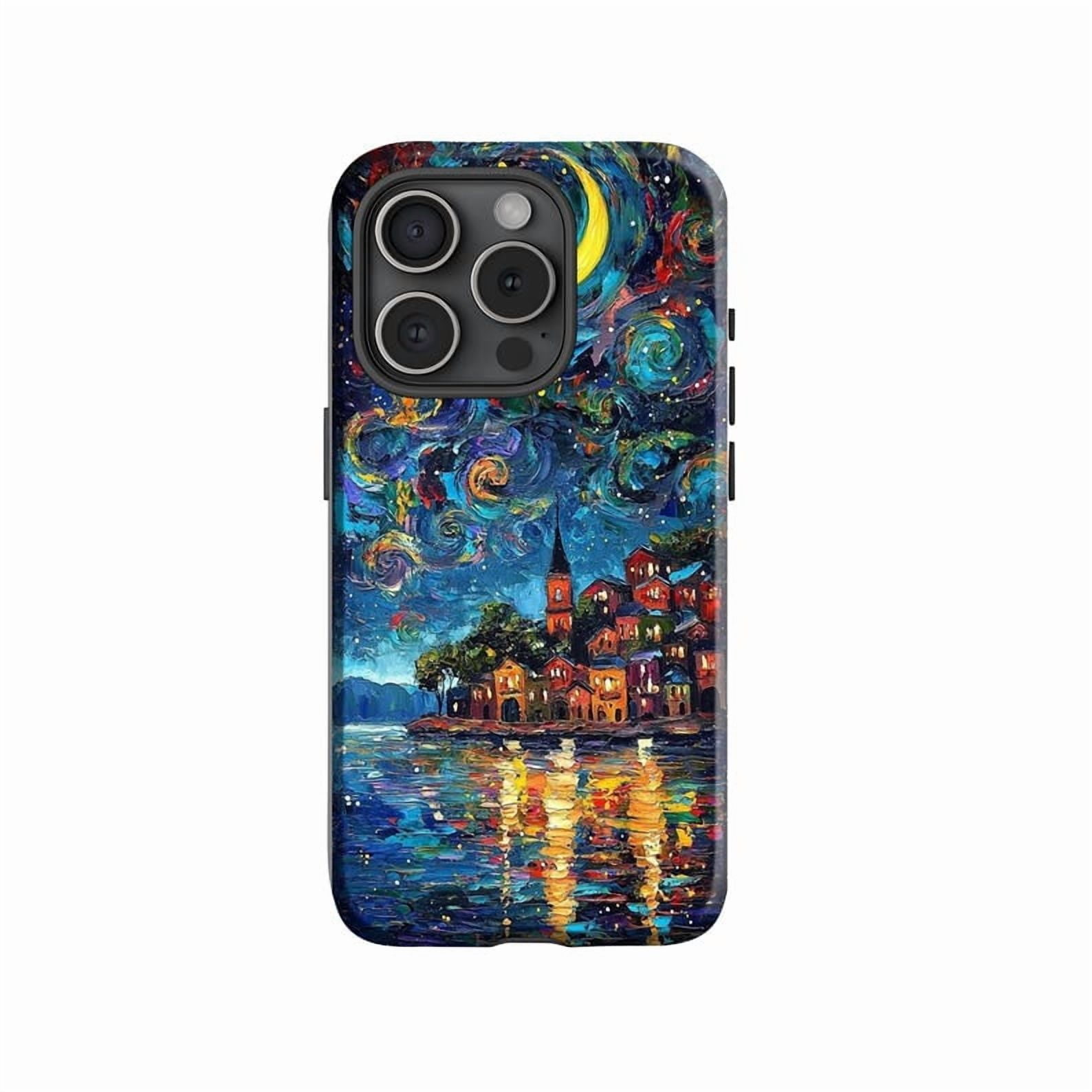 Starry Night Swirl Print Phone Case Famous Artwork Inspired Design with ...