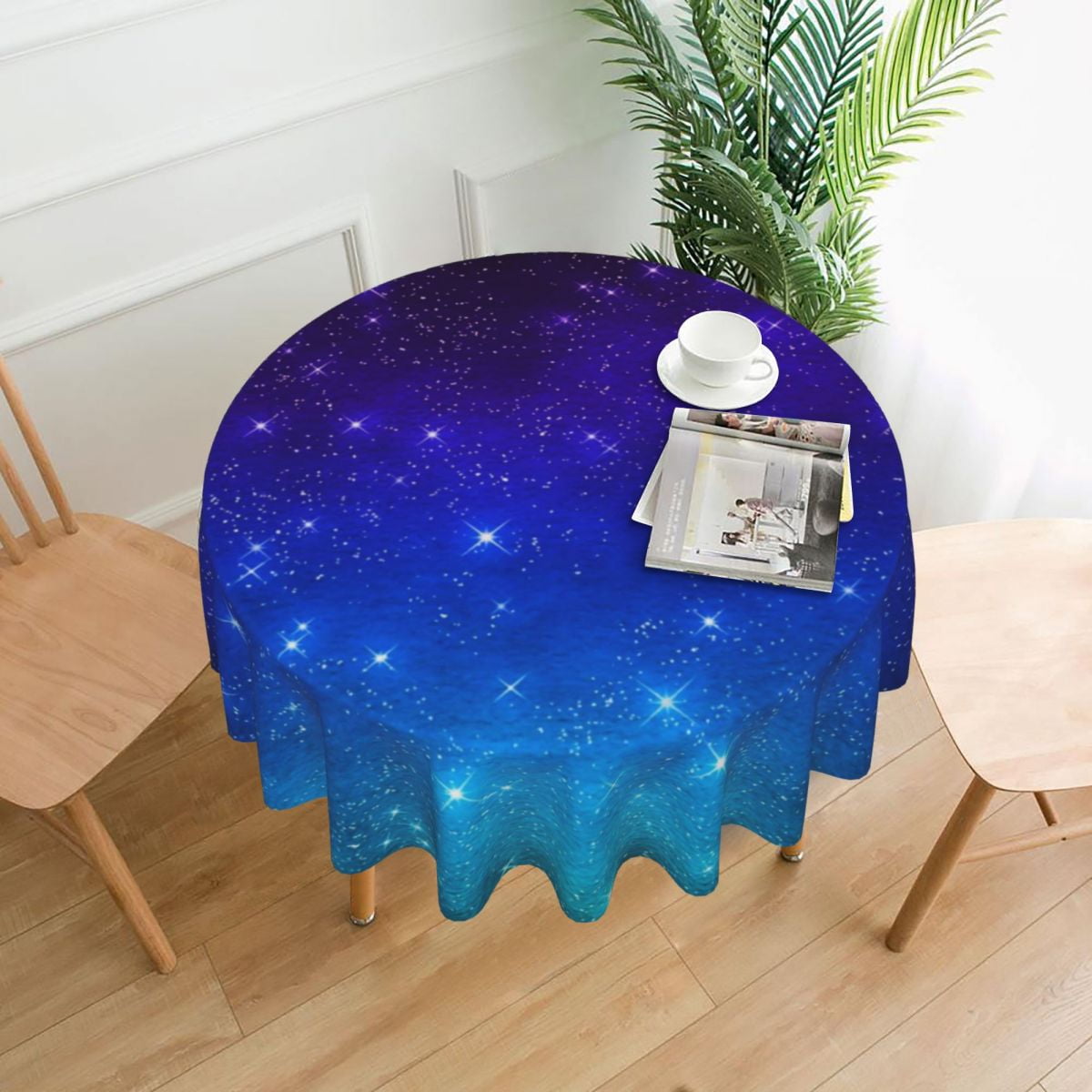 Starry Night Tablecloth Orion Nebula Retro Round Table Cloth For ...