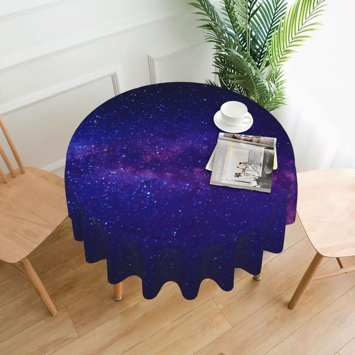 Starry Night Tablecloth Orion Nebula Retro Round Table Cloth For ...