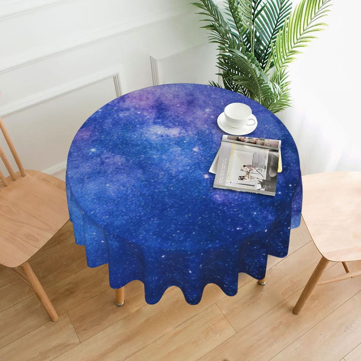 Starry Night Tablecloth Orion Nebula Retro Round Table Cloth For ...
