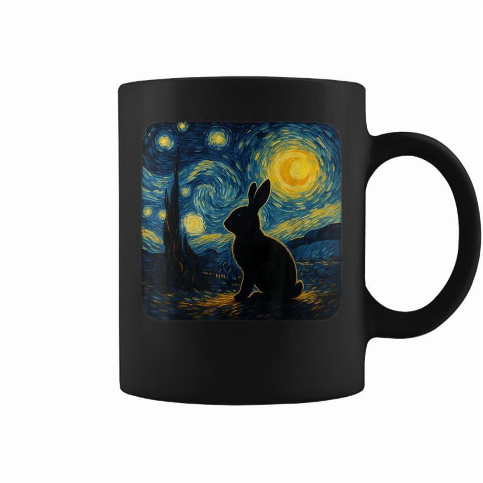 Starry Night Van Gogh Bunny Rabbit Graphic Coffee Mugs - Walmart.com