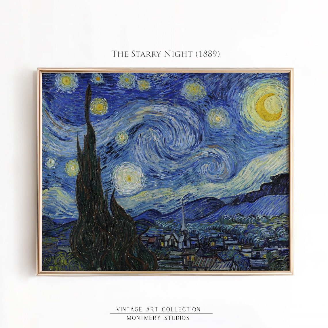 Starry Night Van Gogh Print, Famous Art Prints, Famous Artist Wall Art ...