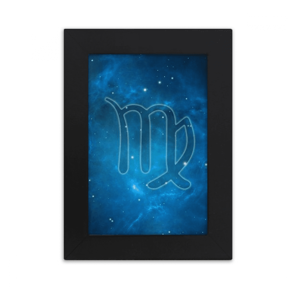 Starry Night Virgo Zodiac Constellation Desktop Photo Frame Picture ...