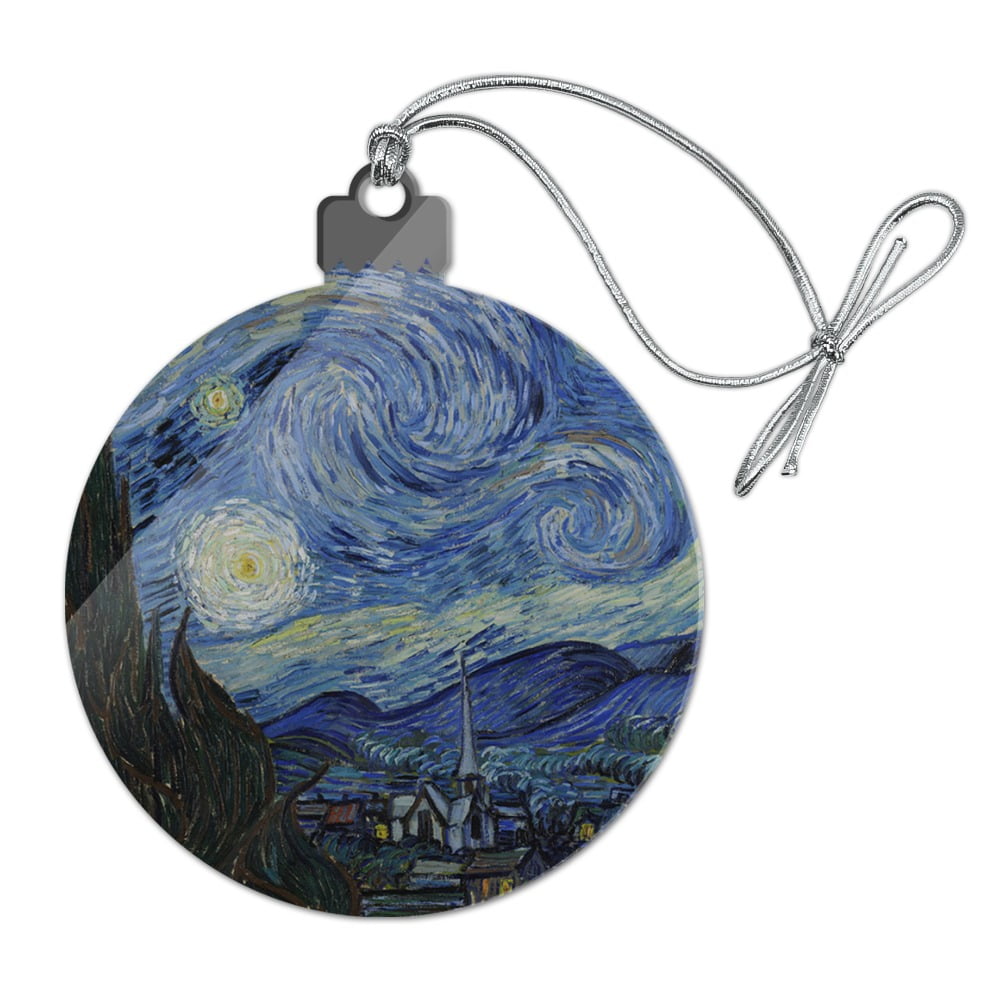 Starry Night by Vincent van Gogh Acrylic Christmas Tree Holiday ...