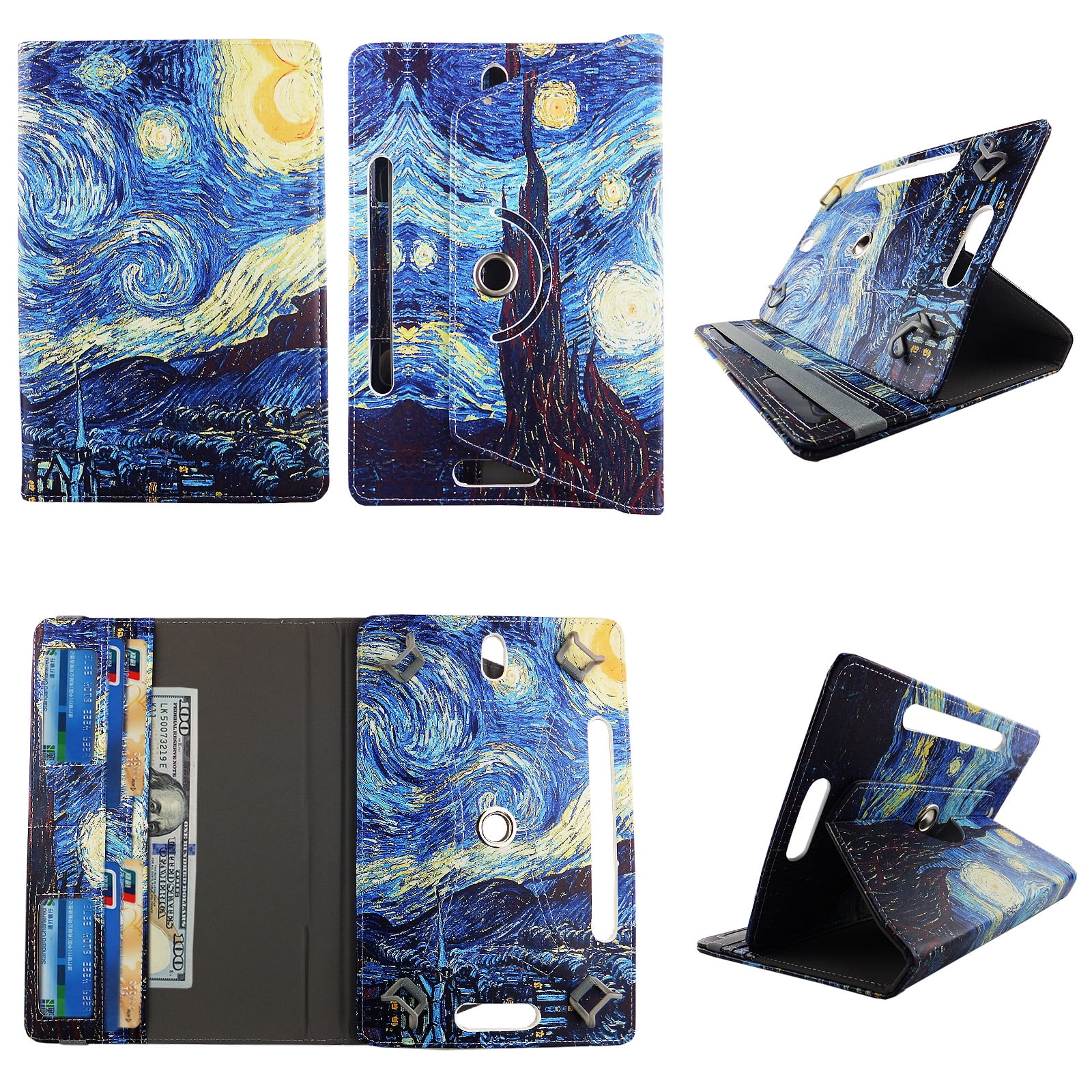 Starry Night tablet case 8 inch for Zeki TBQG 8" 8inch android tablet ...