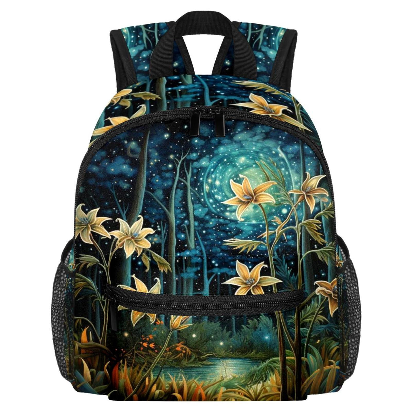 Starry Plants Cute Book Bag with Adjustable Shoulder Strap, Large ...
