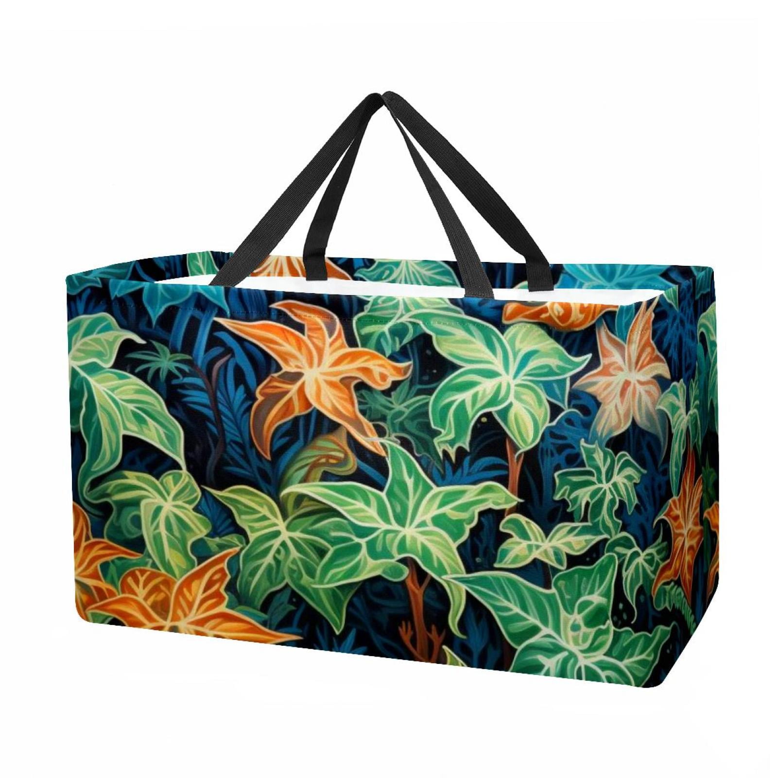 Starry Plants Large Foldable Laundry Bag & Picnic Basket Combo - Oxford ...