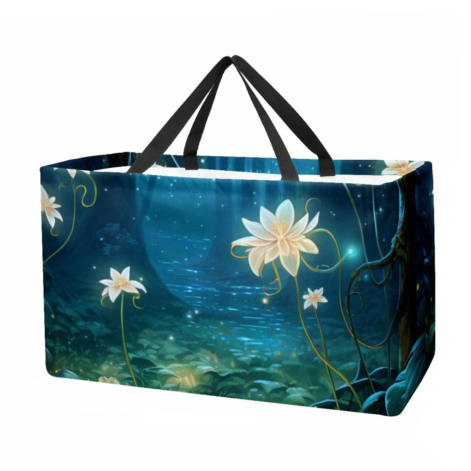 Starry Plants Large Foldable Oxford Cloth Tote Bag Cube Organizer ...