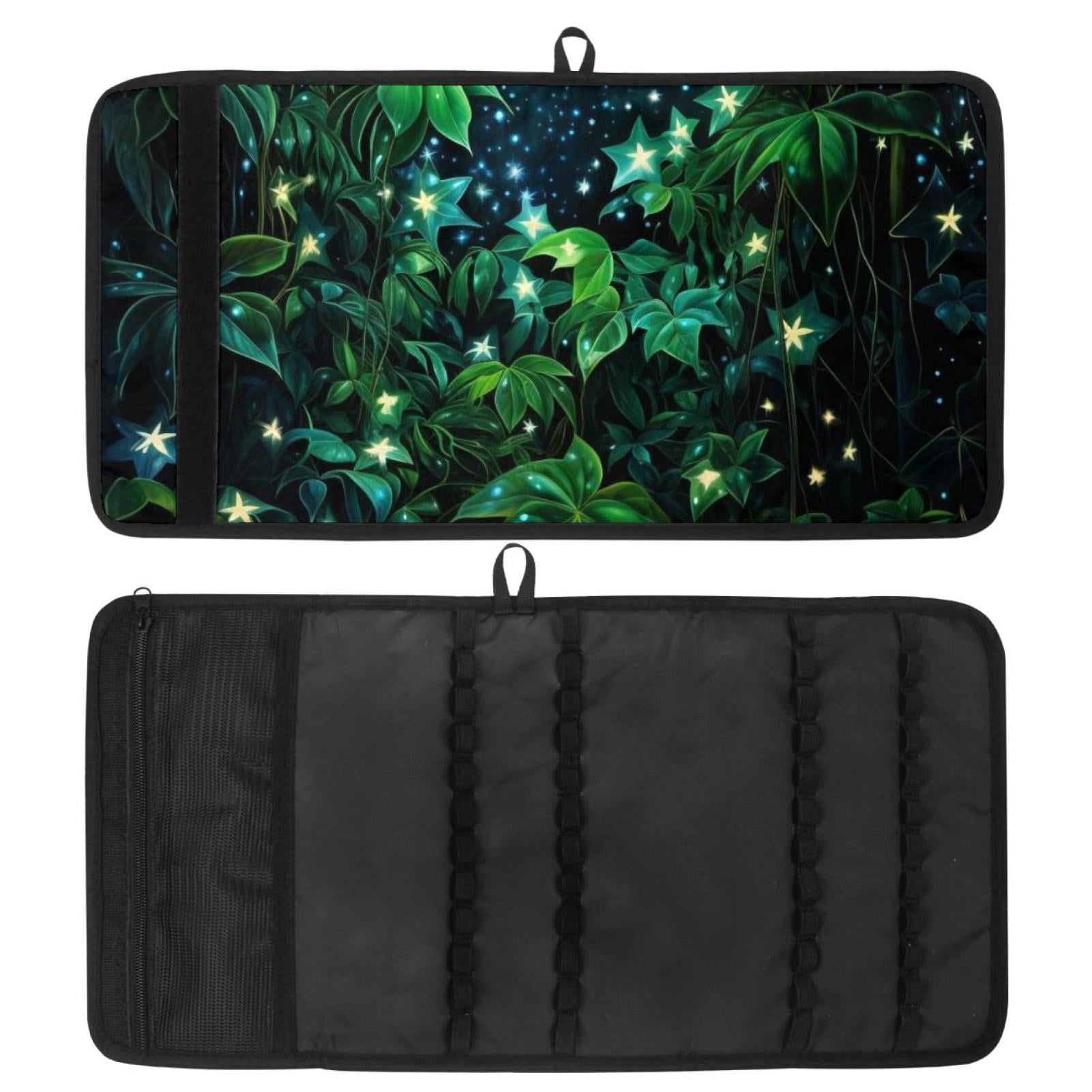 Starry Plants Polyester Oxford Cloth Pencil Case, 26x50.5 cm/10.2x19.8 ...