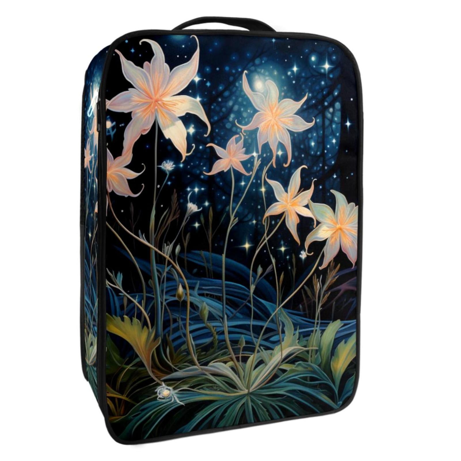 Starry Plants Polyester Shoe Organizer Box with Clear Window, 23x31cm ...