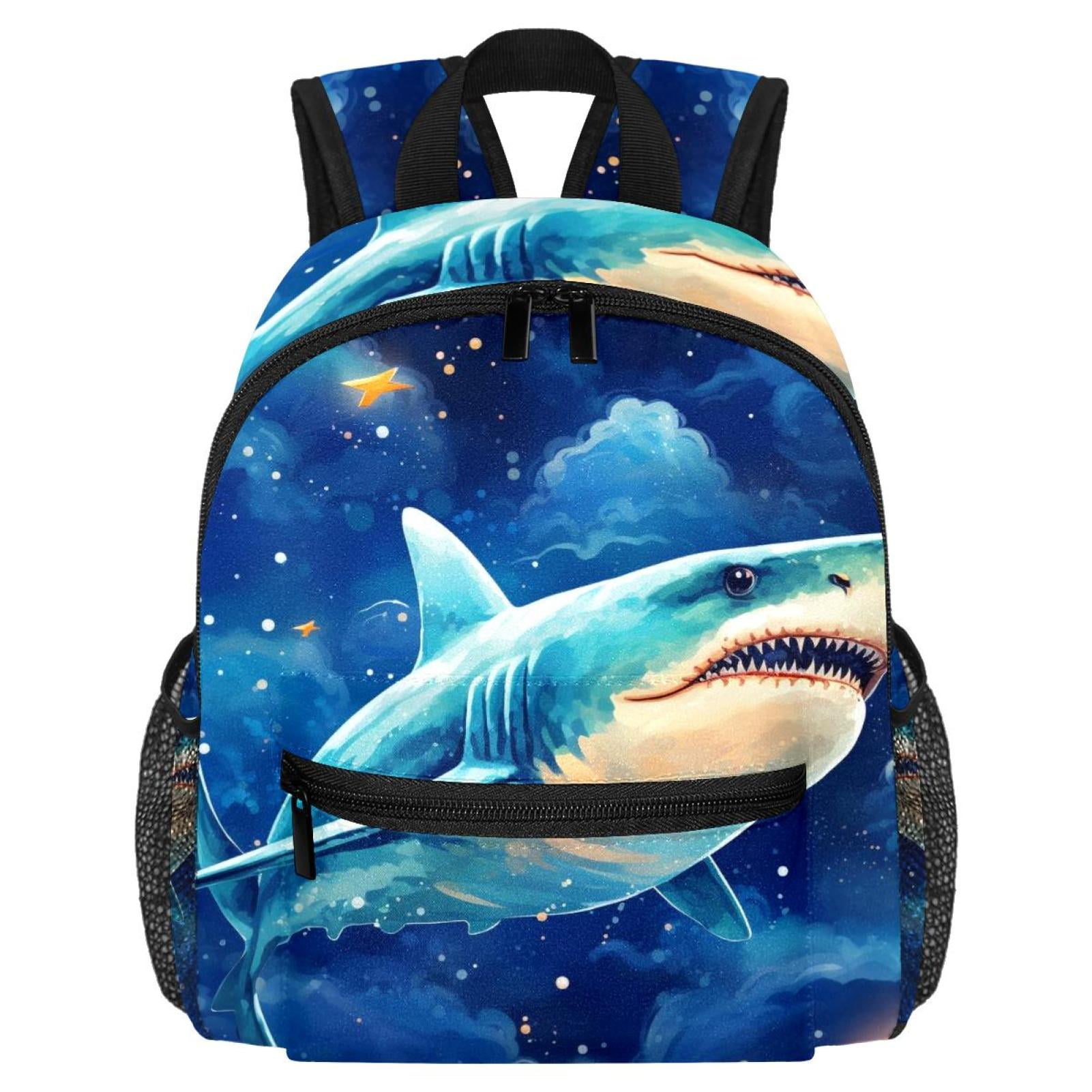 Starry Shark Adjustable Shoulder Strap Beach Backpack with Large ...
