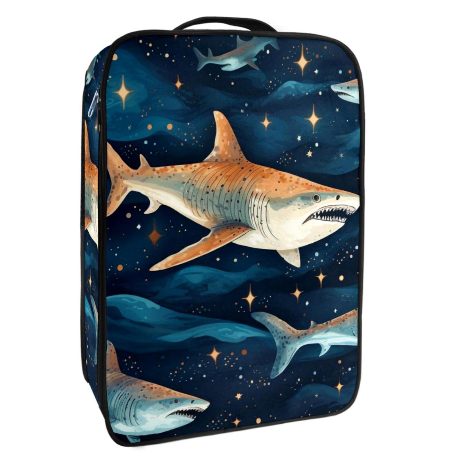 Starry Shark Durable Polyester Shoe Containers, 23x31cm/9x12in Size ...