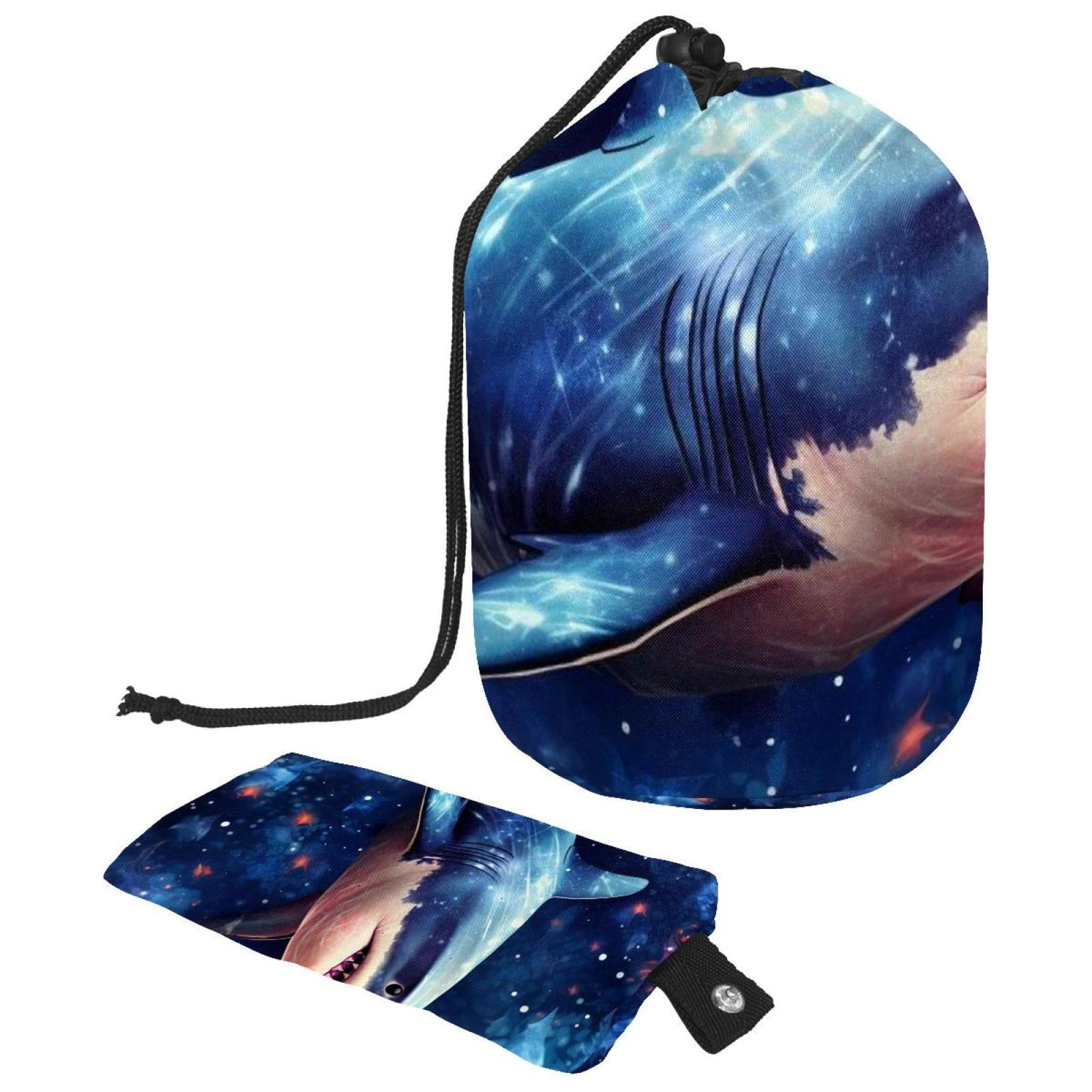 Starry Shark Portable Drawstring Mesh Bags Laundry Bag Shower Bags ...