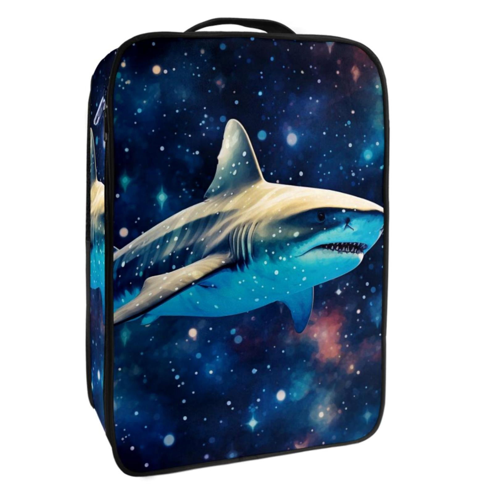 Starry Shark Shoe Organizer Storage Box - Polyester Material, 23x31cm ...