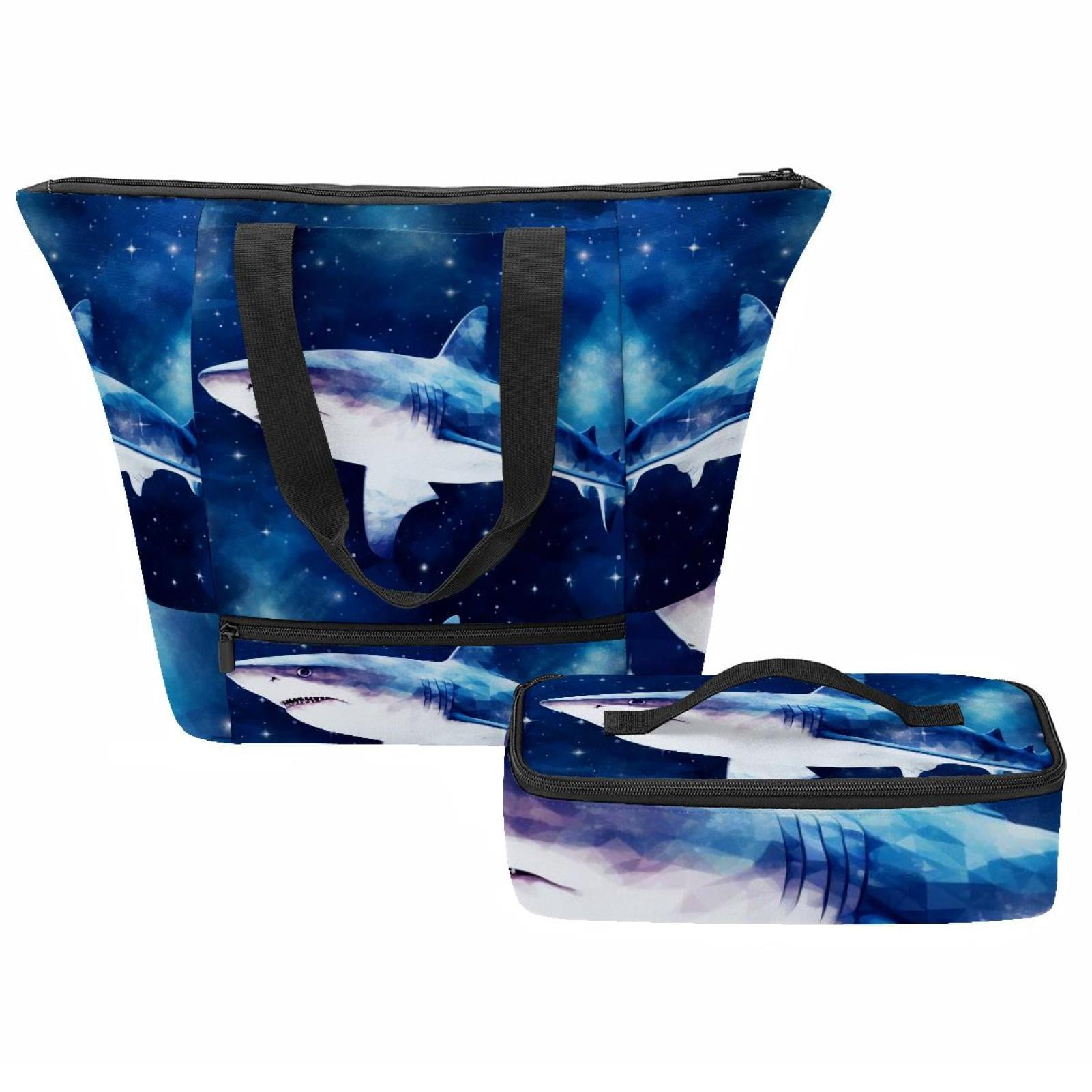 Starry Shark Water Repellent Women's Handbag with Aluminum Film, Heat ...