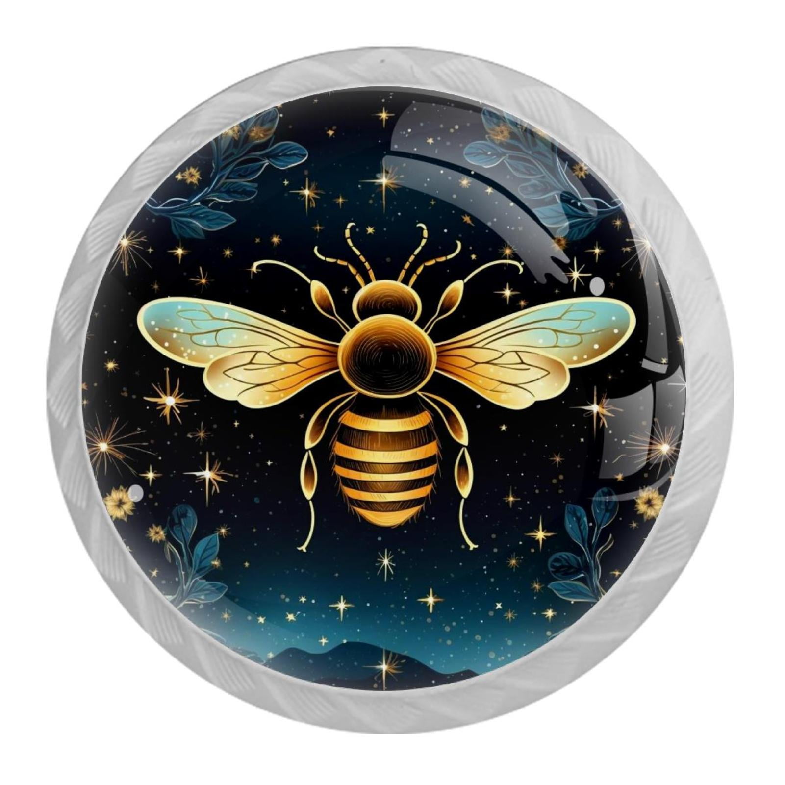 Starry Sky Bee Beautiful Cabinet Knobs, Stainless Steel Kitchen Knobs ...