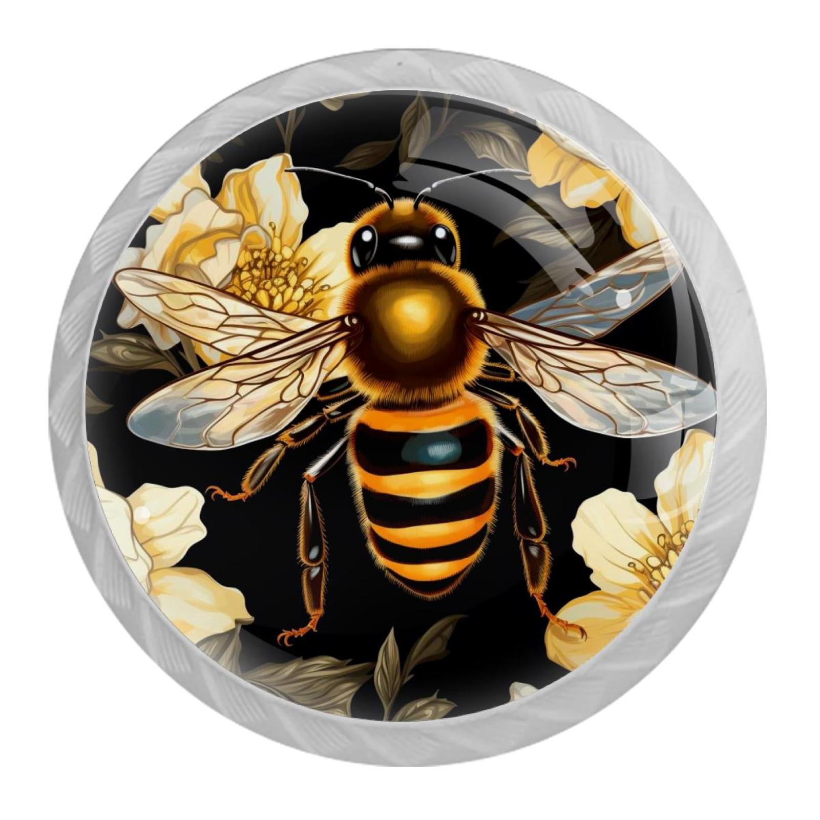 Starry Sky Bee Custom Drawer Knobs - Transparent Cabinet Knobs ABS ...