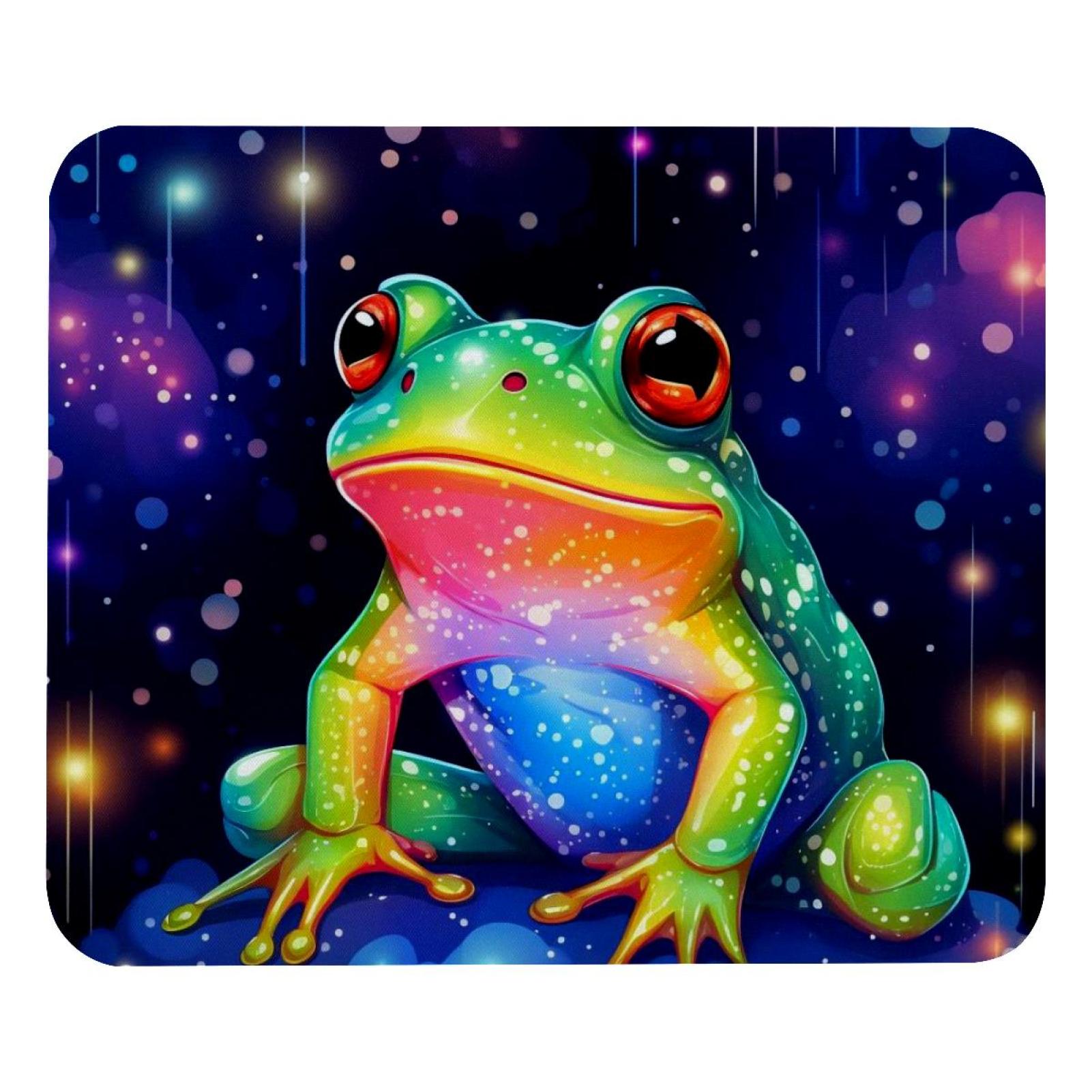 Starry Sky Big Frog Mousepad, Non-Slip Mouse Pad, Office Desk Mat, Jiaji Cloth Desk Blotter ...