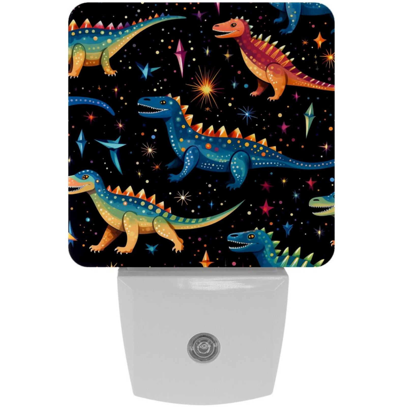 Starry Sky Dinosaur LED Square Night Lights - Compact and ...